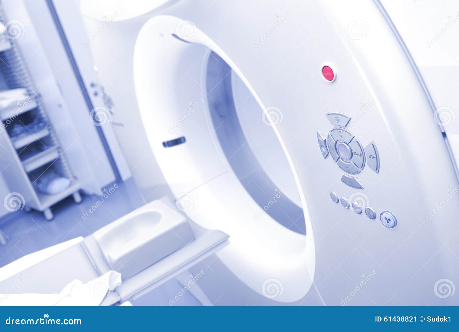 CT Machine is Prepared for the Patient Shooting Stock Image - Image of ...