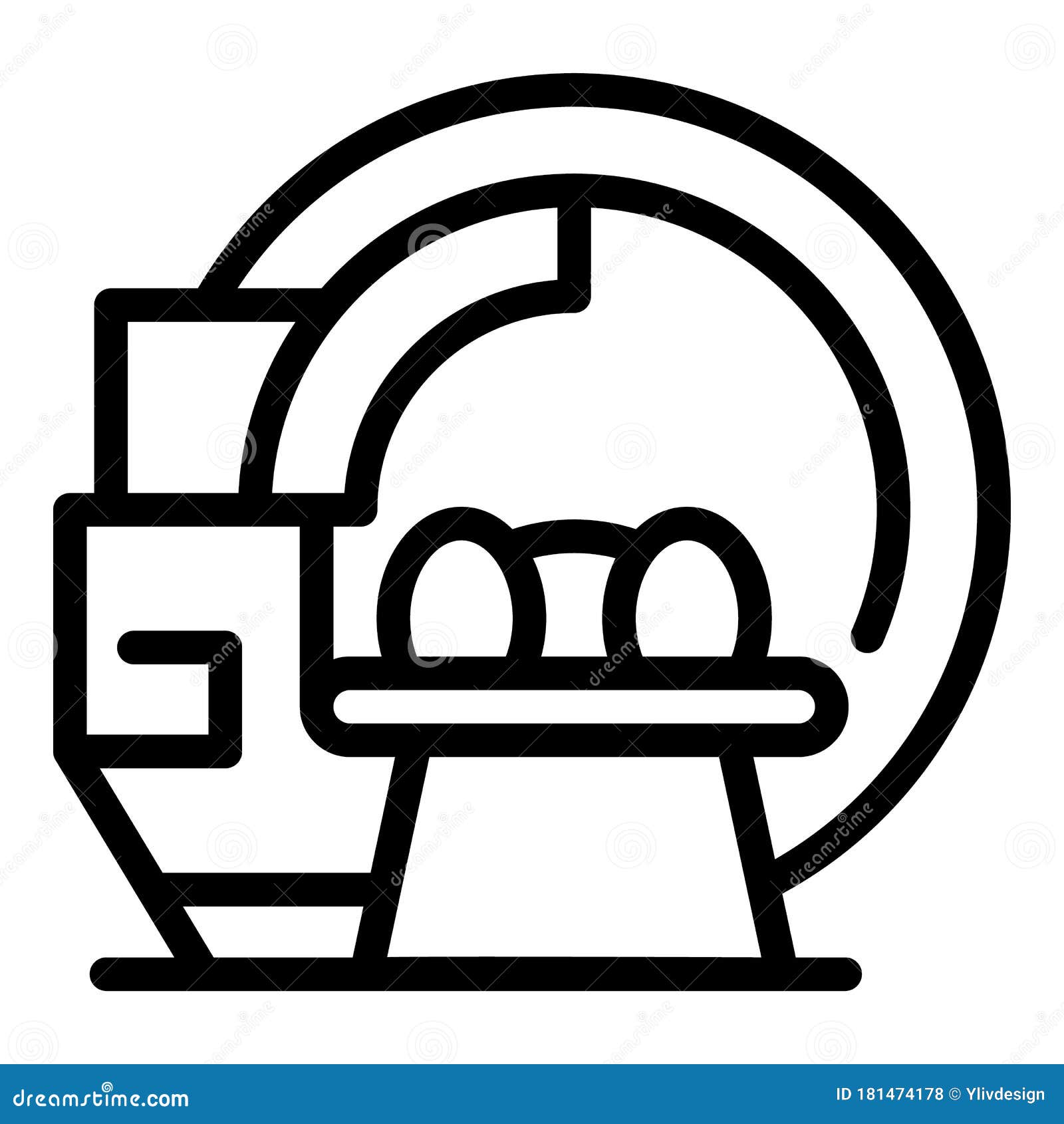 X-ray Medical Scan In Hospital. CTA, CT Angiography 3D Rendering Image ...