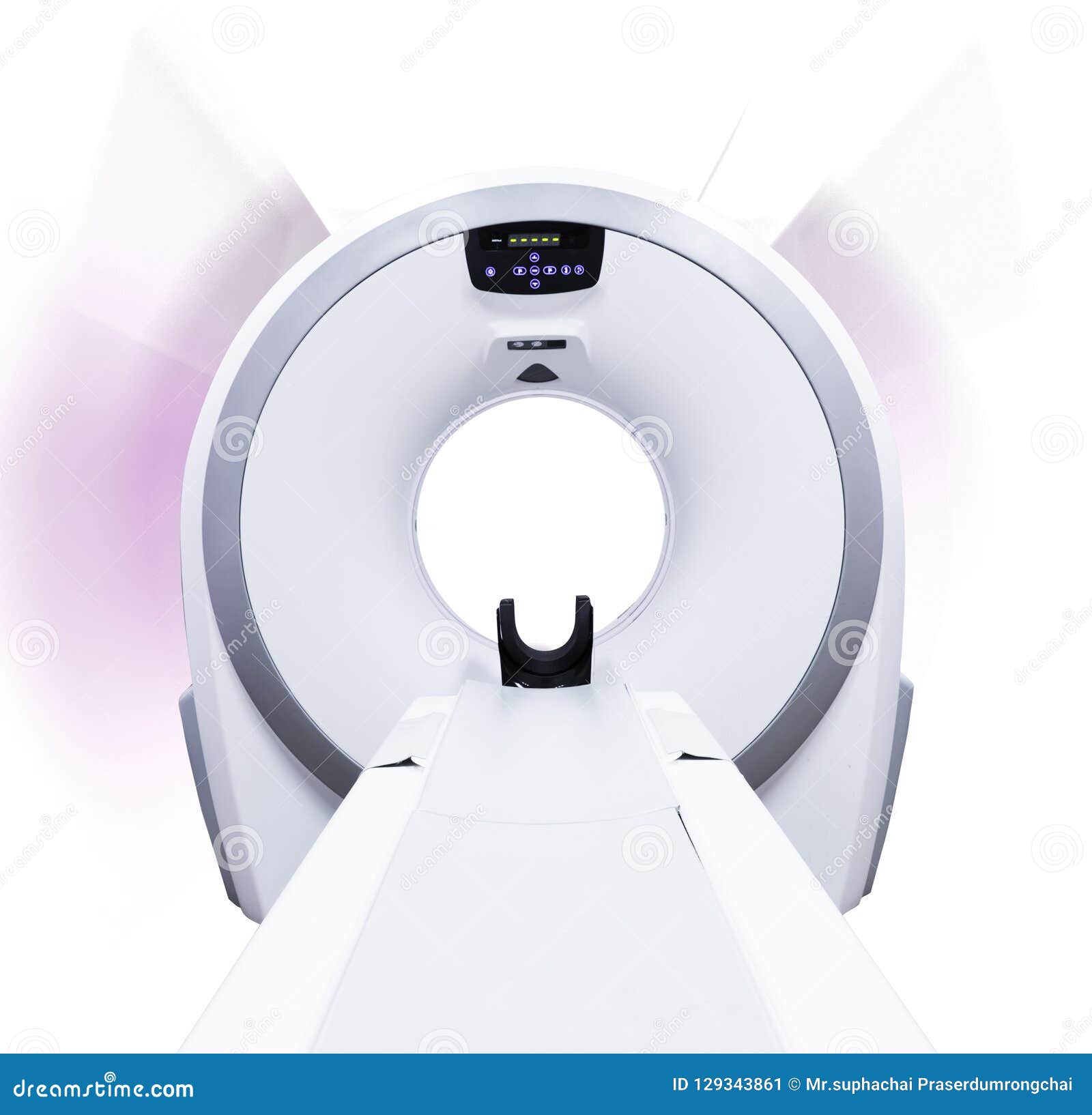 CT Scan Computed Tomography Of Chest Organs. Stock Image ...