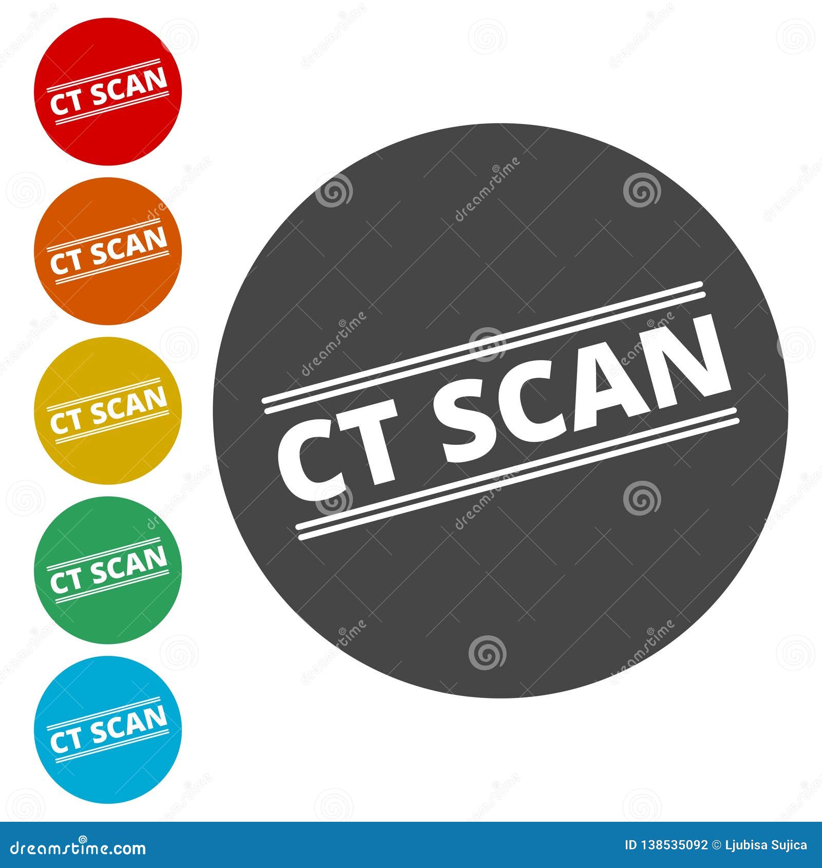 CT scan icon, CT scanner stock vector. Illustration of device - 138535092