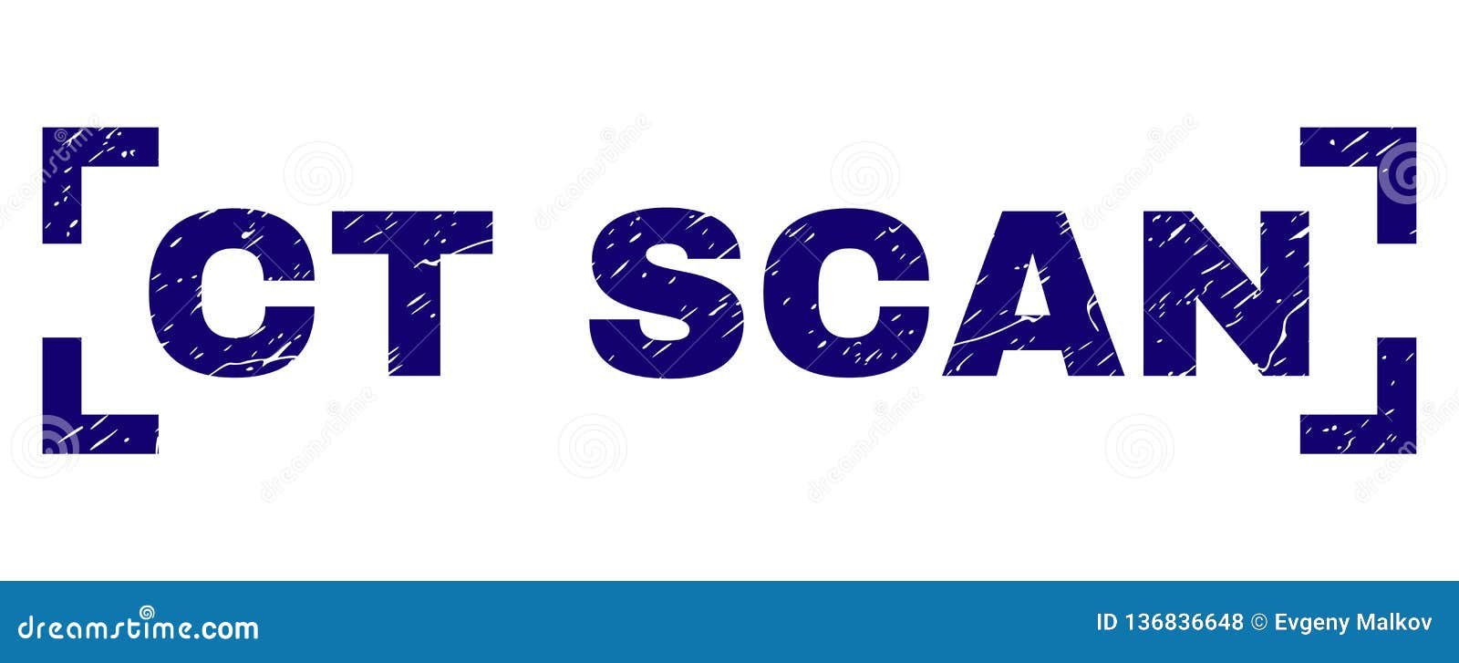 Grunge Textured CT SCAN Stamp Seal Inside Corners Stock Vector ...
