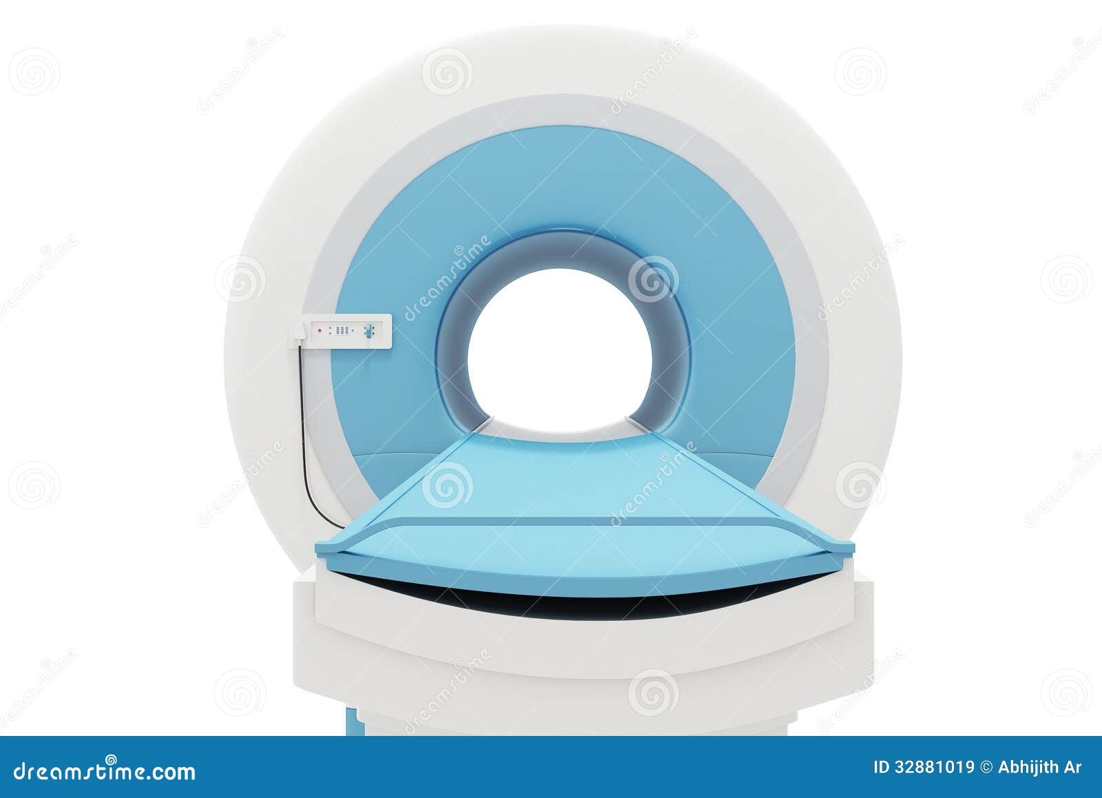 CT Scan Machine stock illustration. Illustration of medicine - 32881019