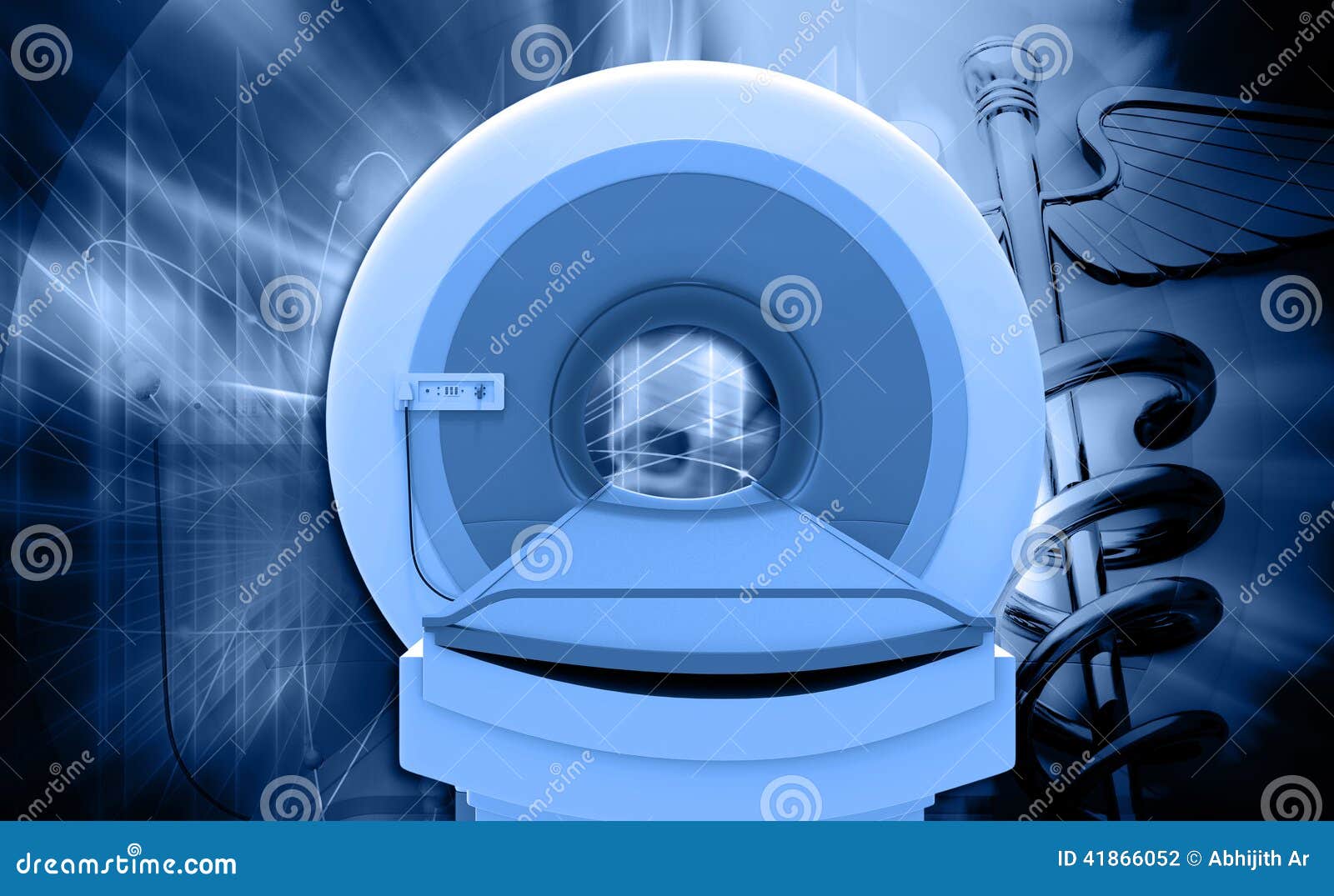 CT Scan Machine Stock Illustration | CartoonDealer.com #41675035
