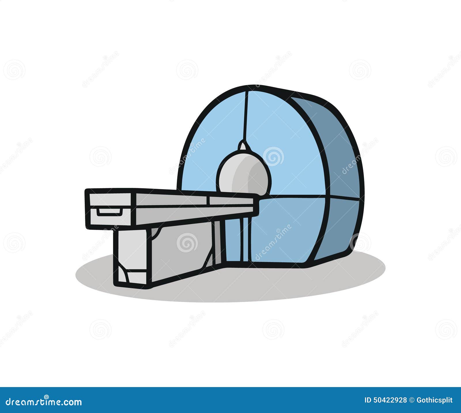 CT Scanner Vector Illustration | CartoonDealer.com #50422928