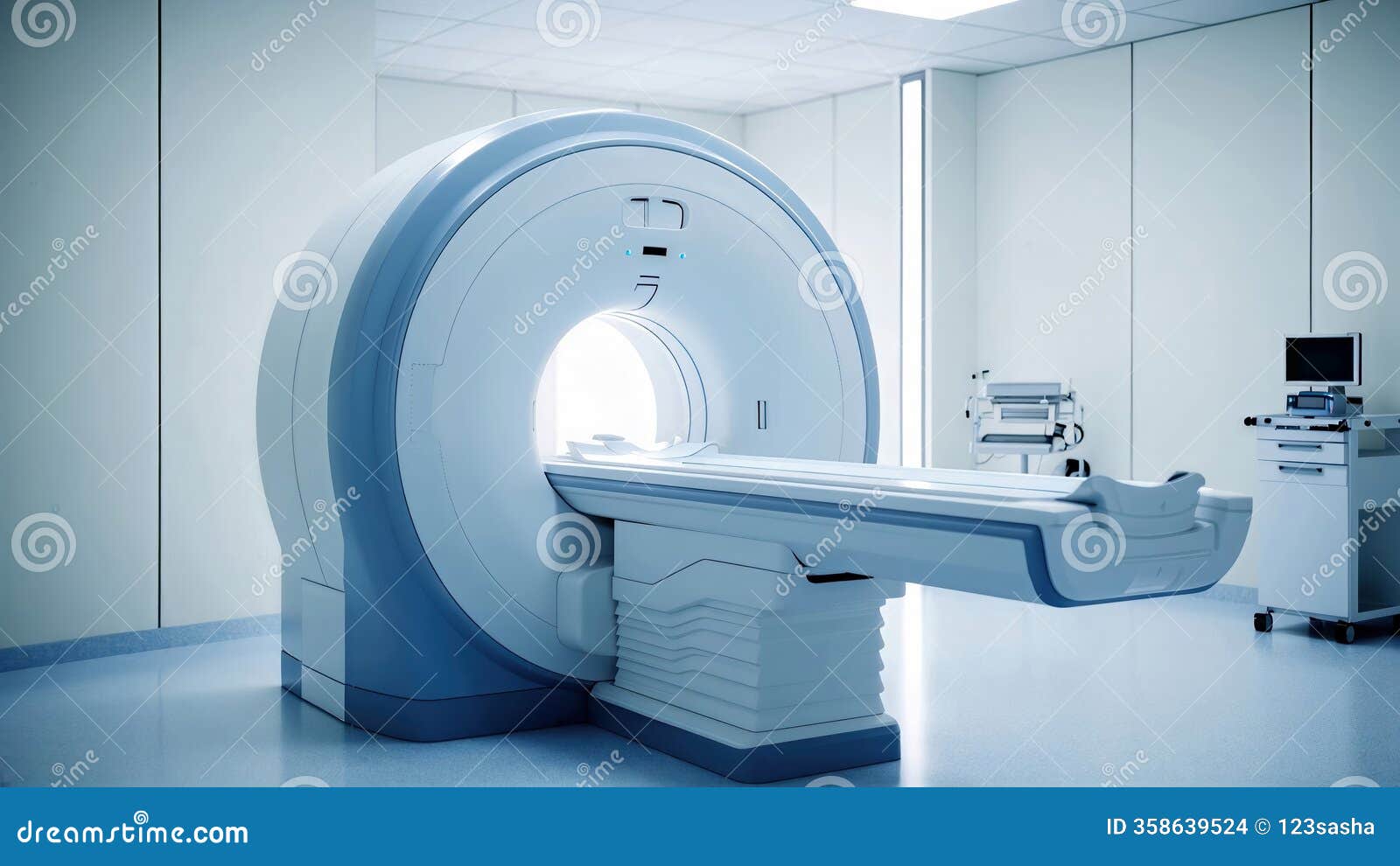 CT Scanner Setup in a Modern Clinic Designed for Patient Diagnostics ...