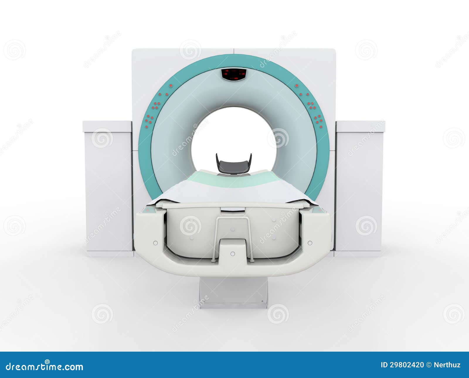 CT Scanner Tomography Isolated on White Background Stock Photo - Image ...