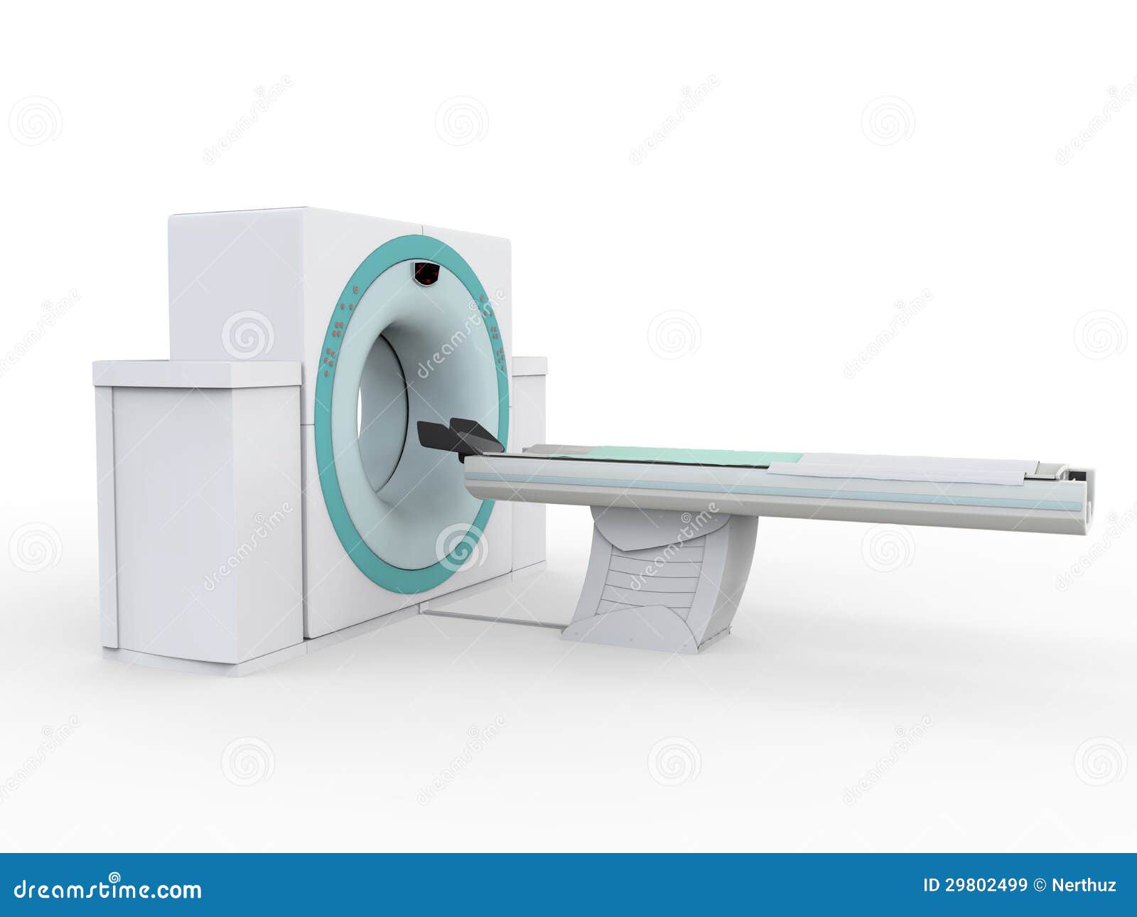 CT Scanner Tomography Isolated on White Background Stock Image - Image ...