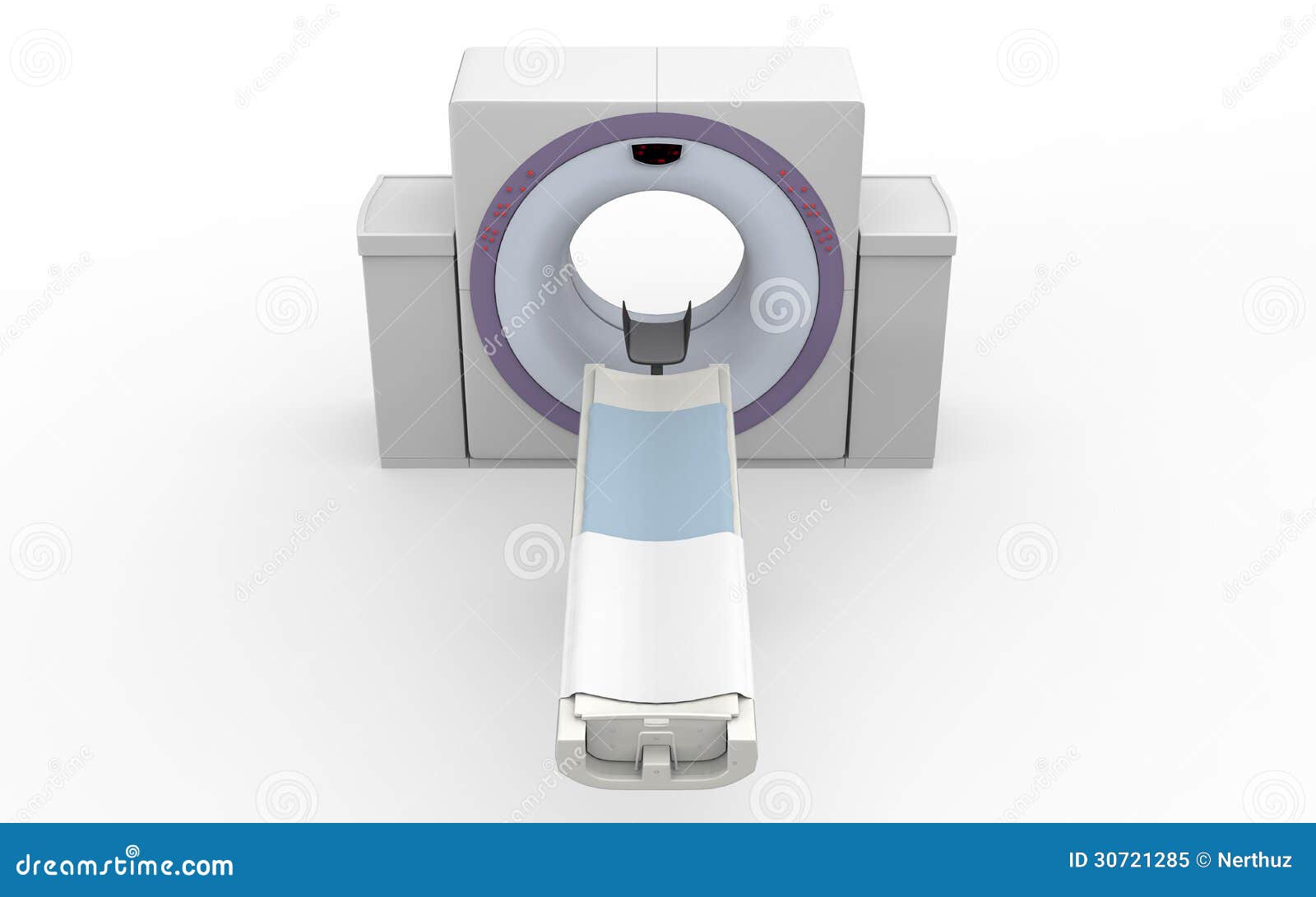 CT Scanner Tomography Isolated on White Background Stock Image - Image ...