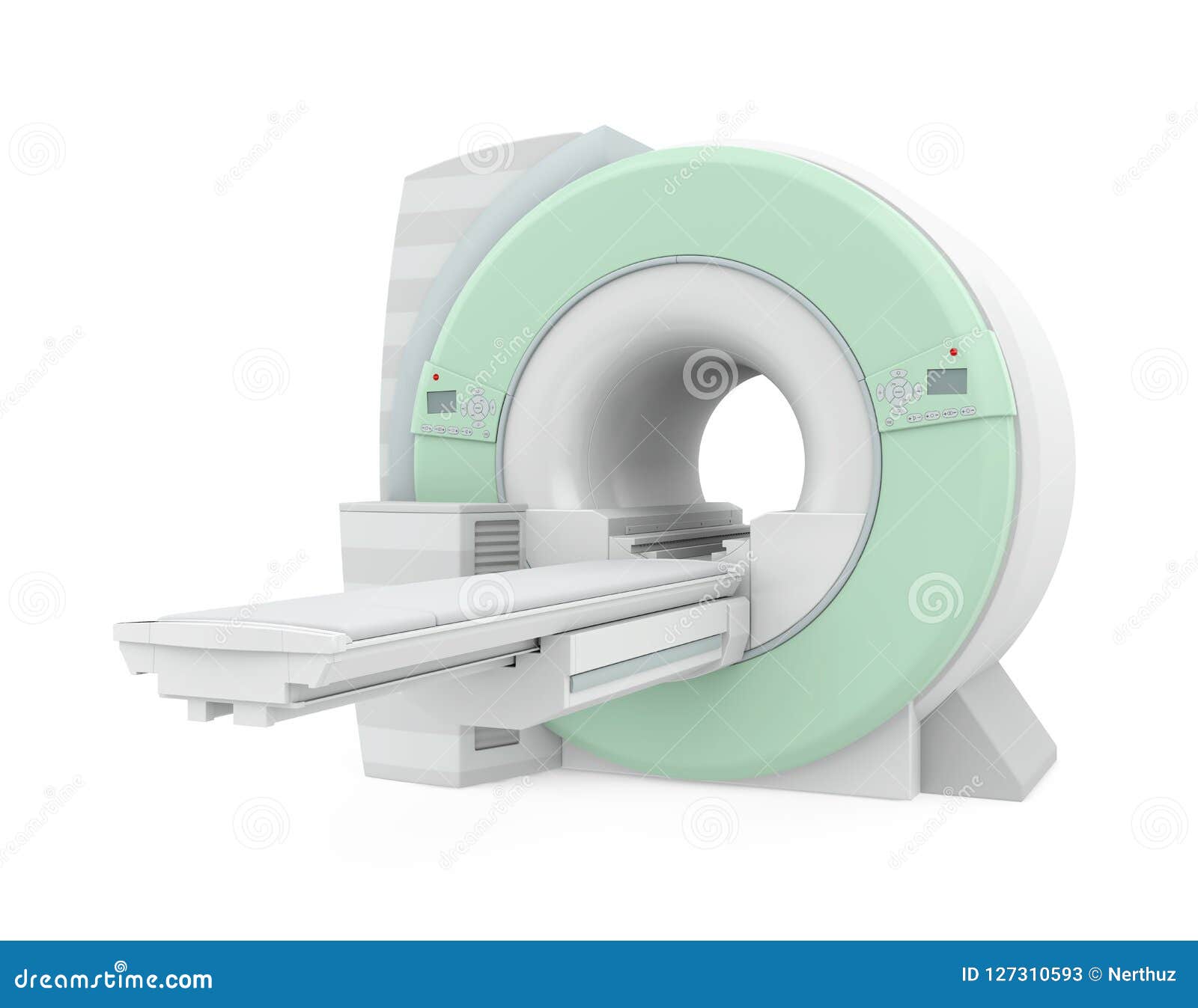 CT Scanner Tomography On White Background. Isolated 3d Illustration ...