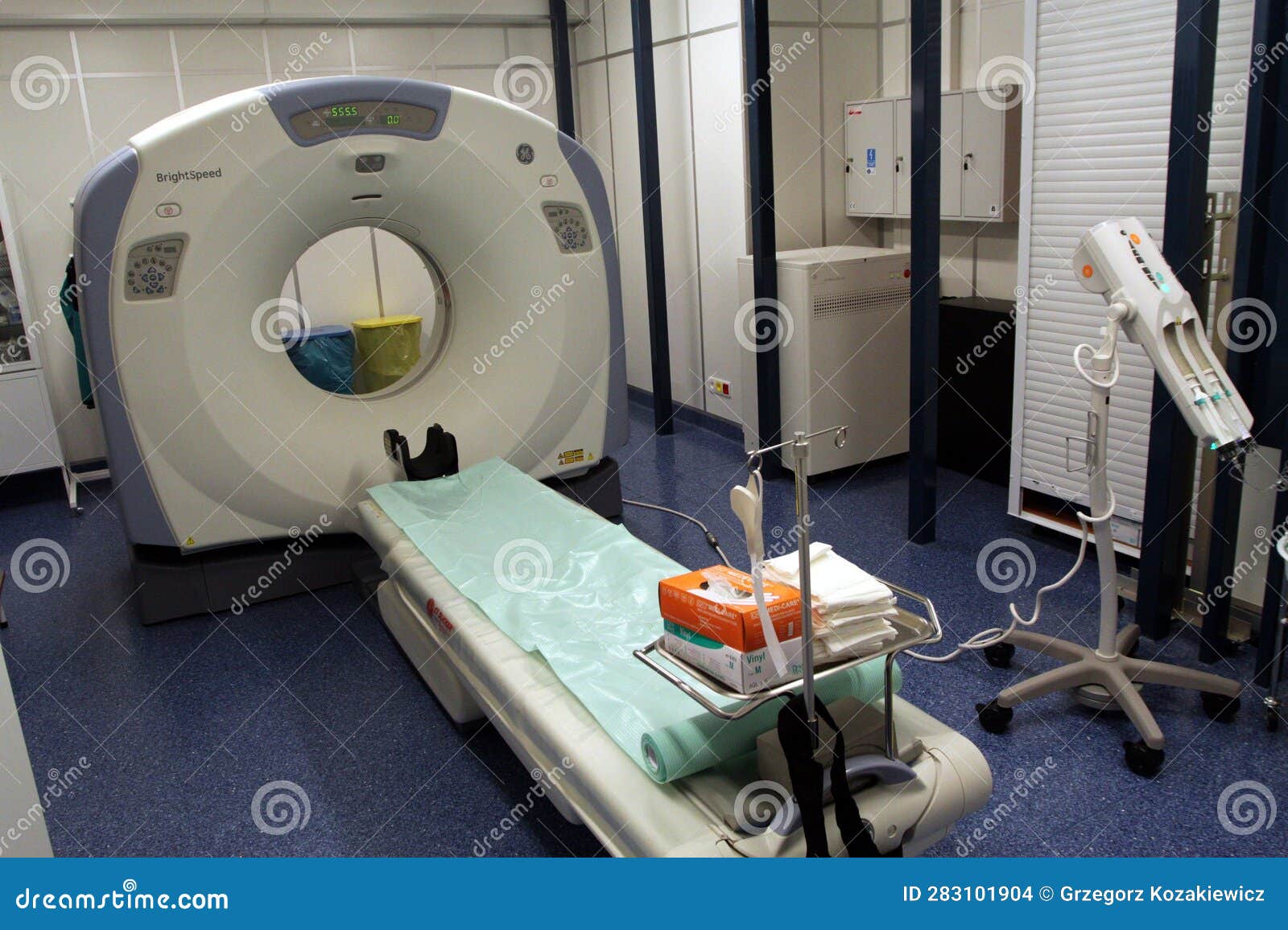 CT scanning device. editorial stock image. Image of imaging - 283101904