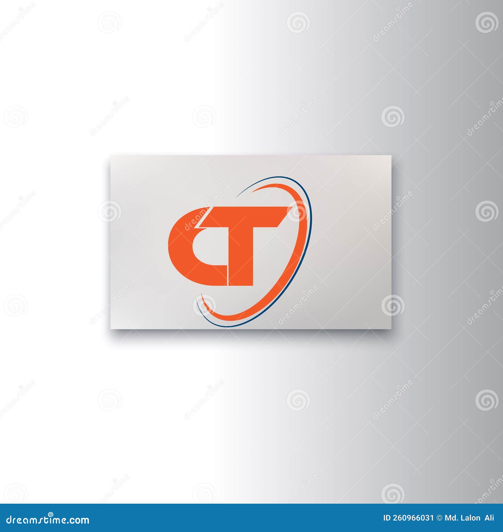 CT Text Logo Design stock vector. Illustration of text - 260966031