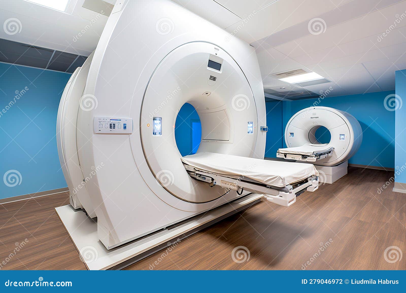 CT Scanner Room, Modern X-ray Machine And Computerized Axial Tomography ...