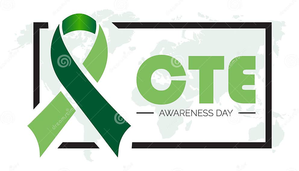 CTE Awareness Day Observed Each Year during January. Stock Vector ...