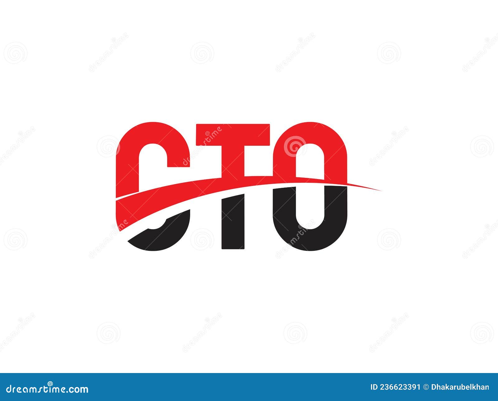 CTO Letter Initial Logo Design Vector Illustration Stock Vector ...