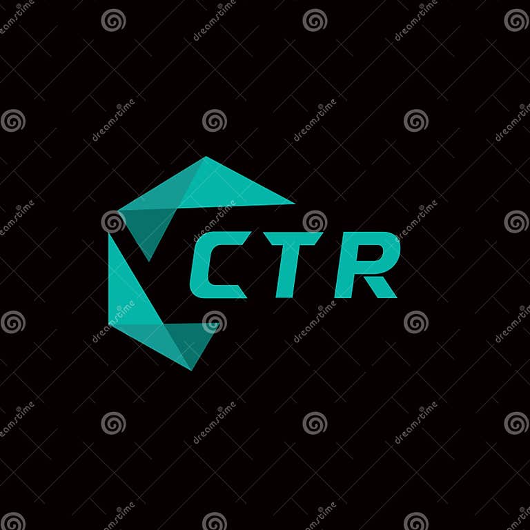 CTR Creative Minimalist Letter Logo. CTR Unique Vector Initials Alphabet Letter Logo Design ...
