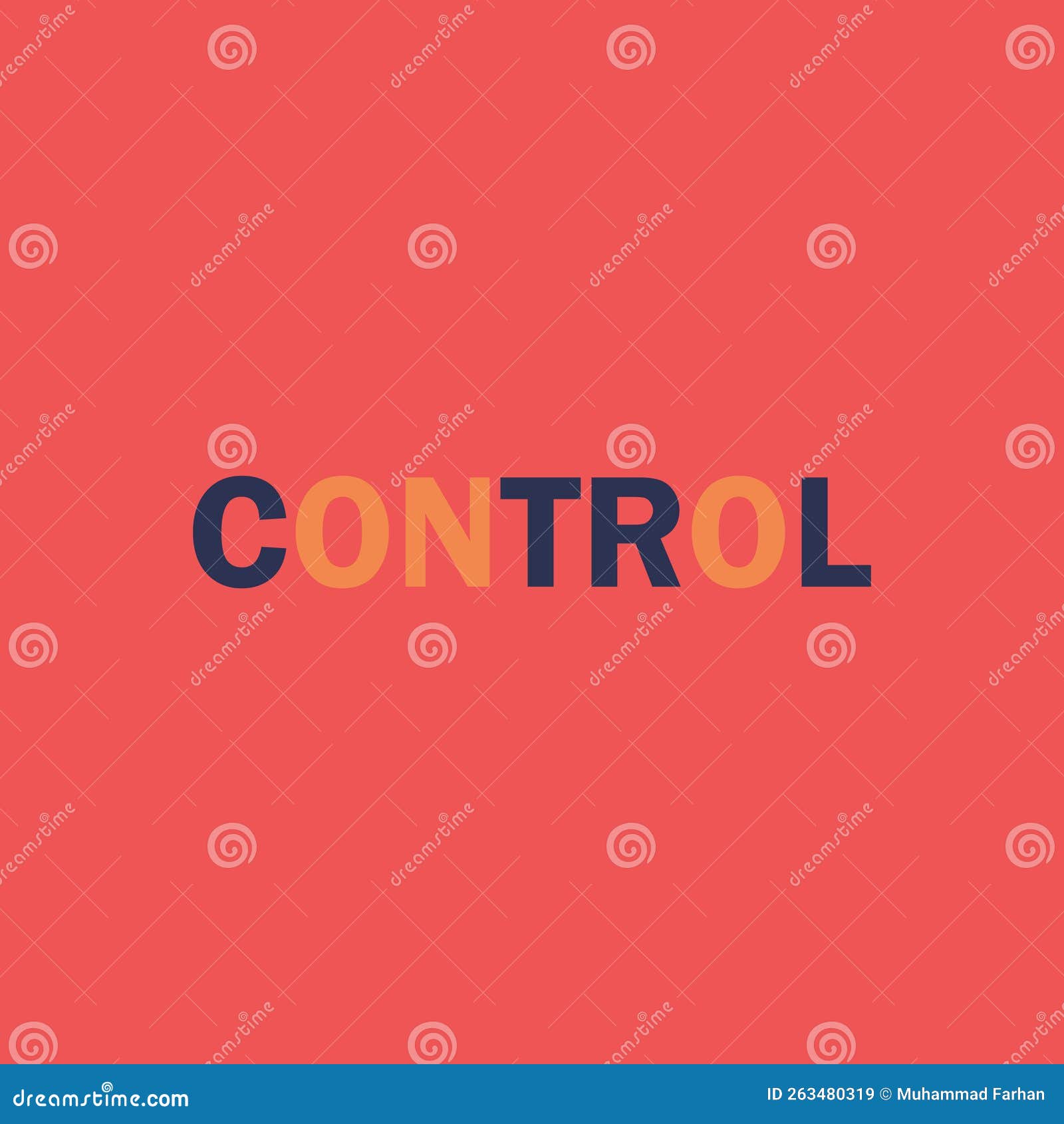 Control Word Logo, Wordmark Logo Design Stock Vector - Illustration of ...