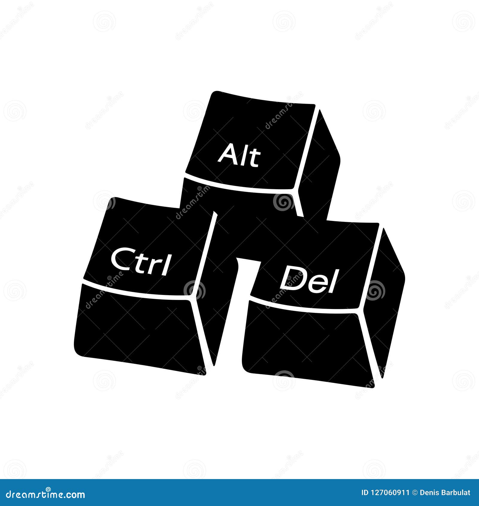 Ctrl alt del buttons 向量例证. 插画 包括有 重新启动, 替代项, 向量, 关键字 - 127060911