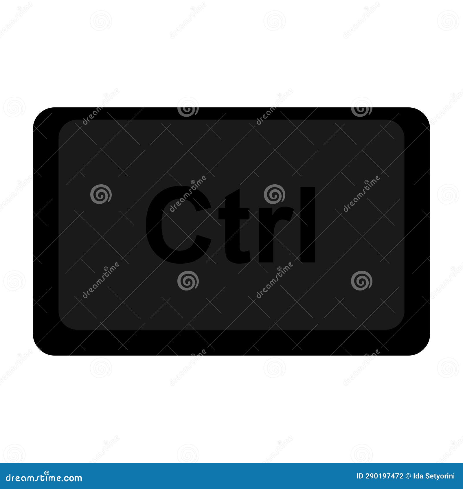 Ctrl icon vector stock illustration. Illustration of decoration - 290197472