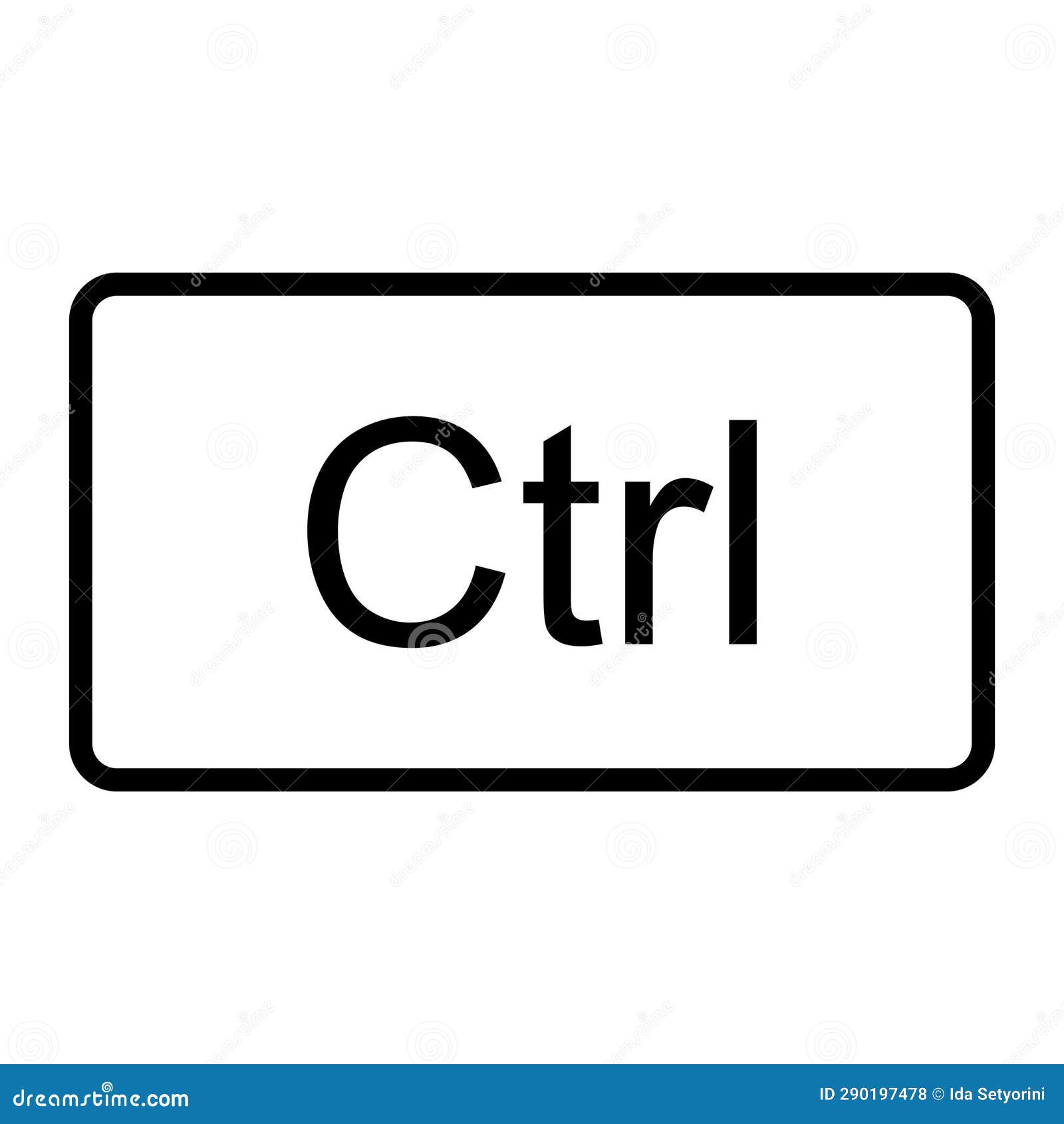 Ctrl Key Icon Stock Image | CartoonDealer.com #207032245