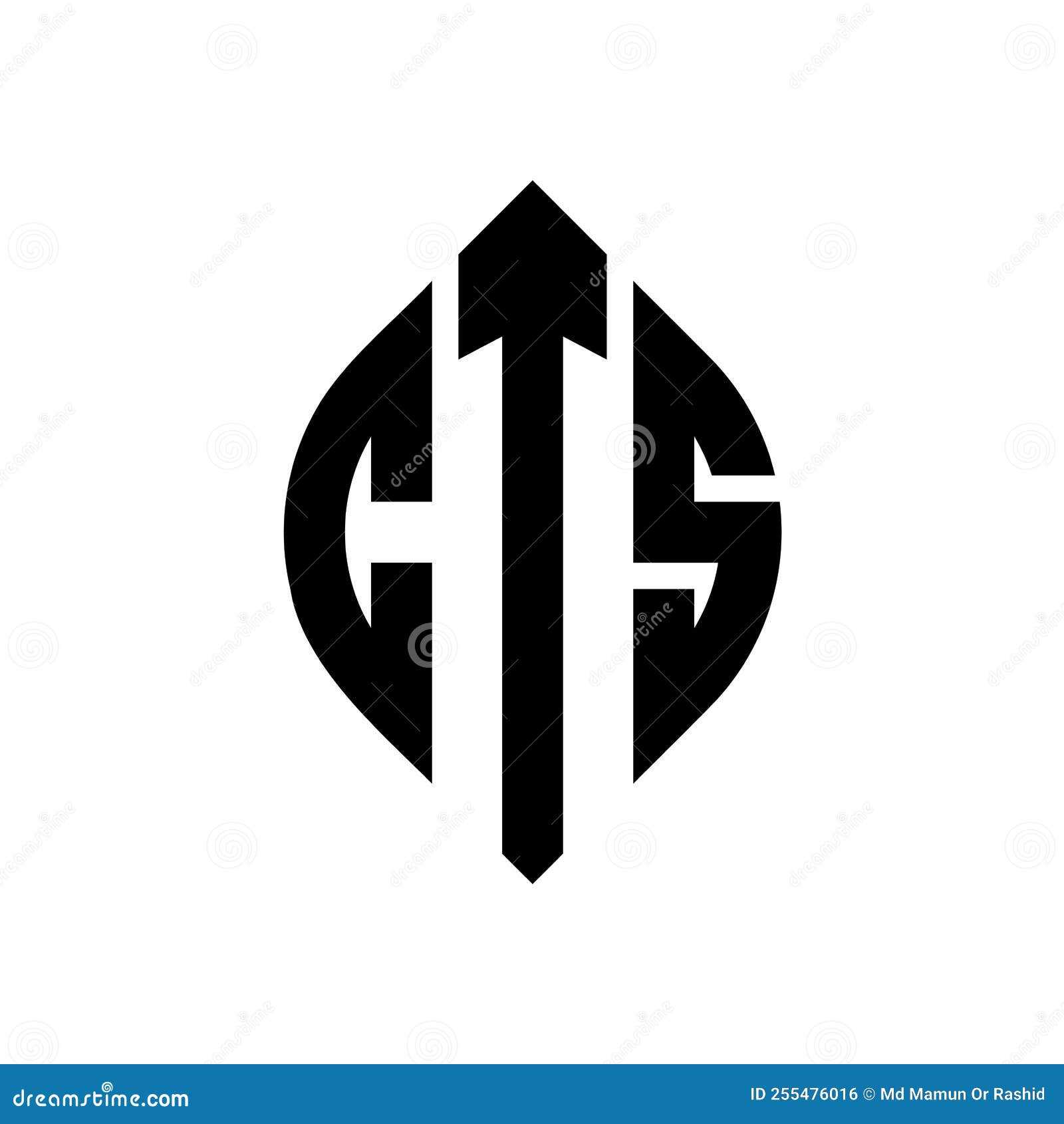 CTS Circle Letter Logo Design with Circle and Ellipse Shape. CTS ...
