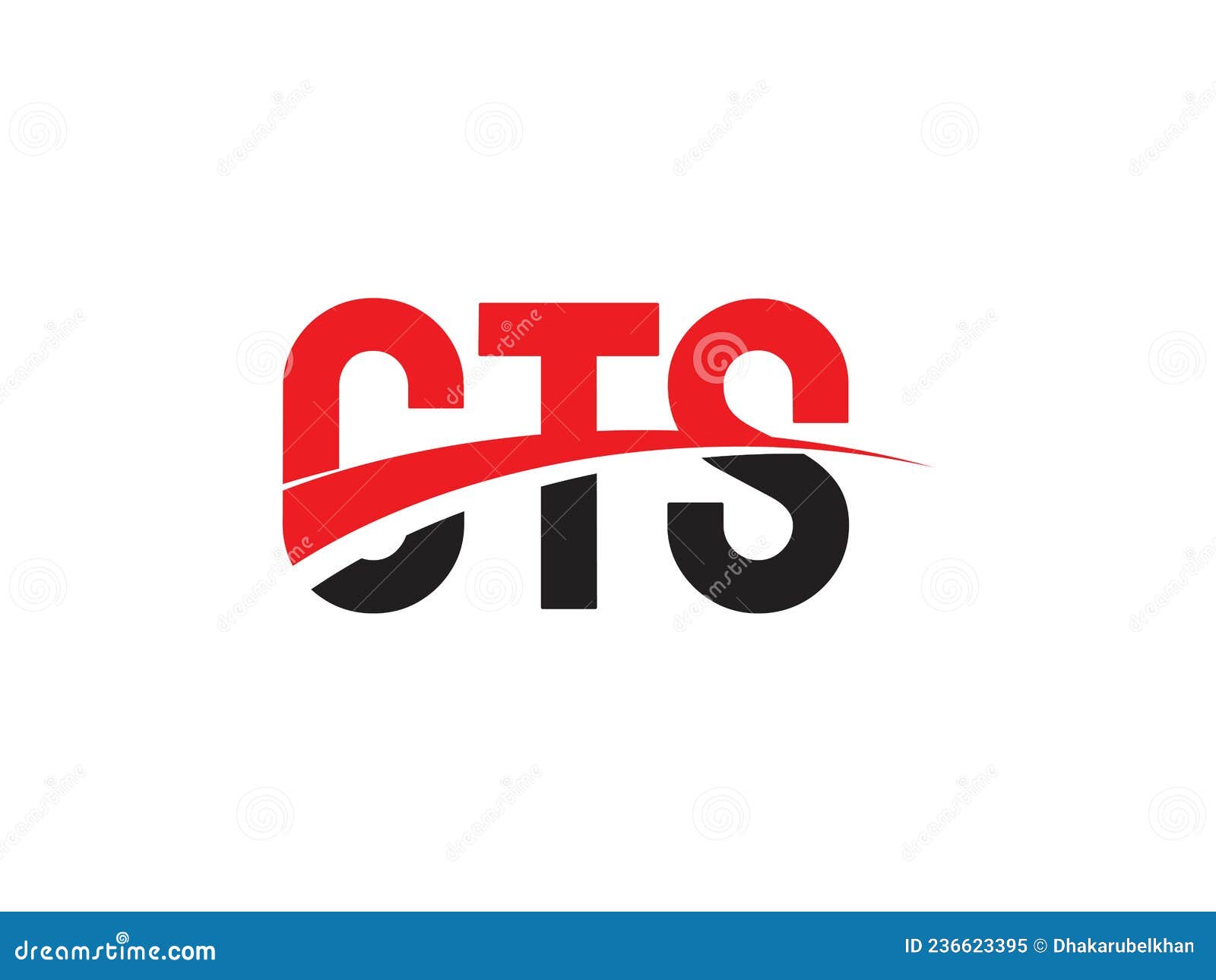 CTS Letter Initial Logo Design Vector Illustration Stock Vector ...