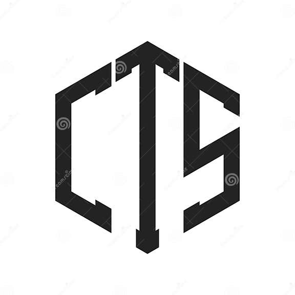 CTS Logo Design. Initial Letter CTS Monogram Logo Using Hexagon Shape ...
