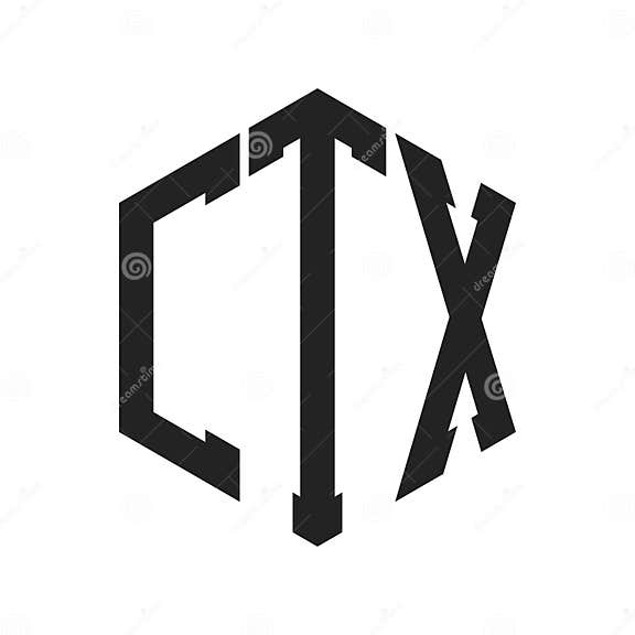 CTX Logo Design. Initial Letter CTX Monogram Logo Using Hexagon Shape ...