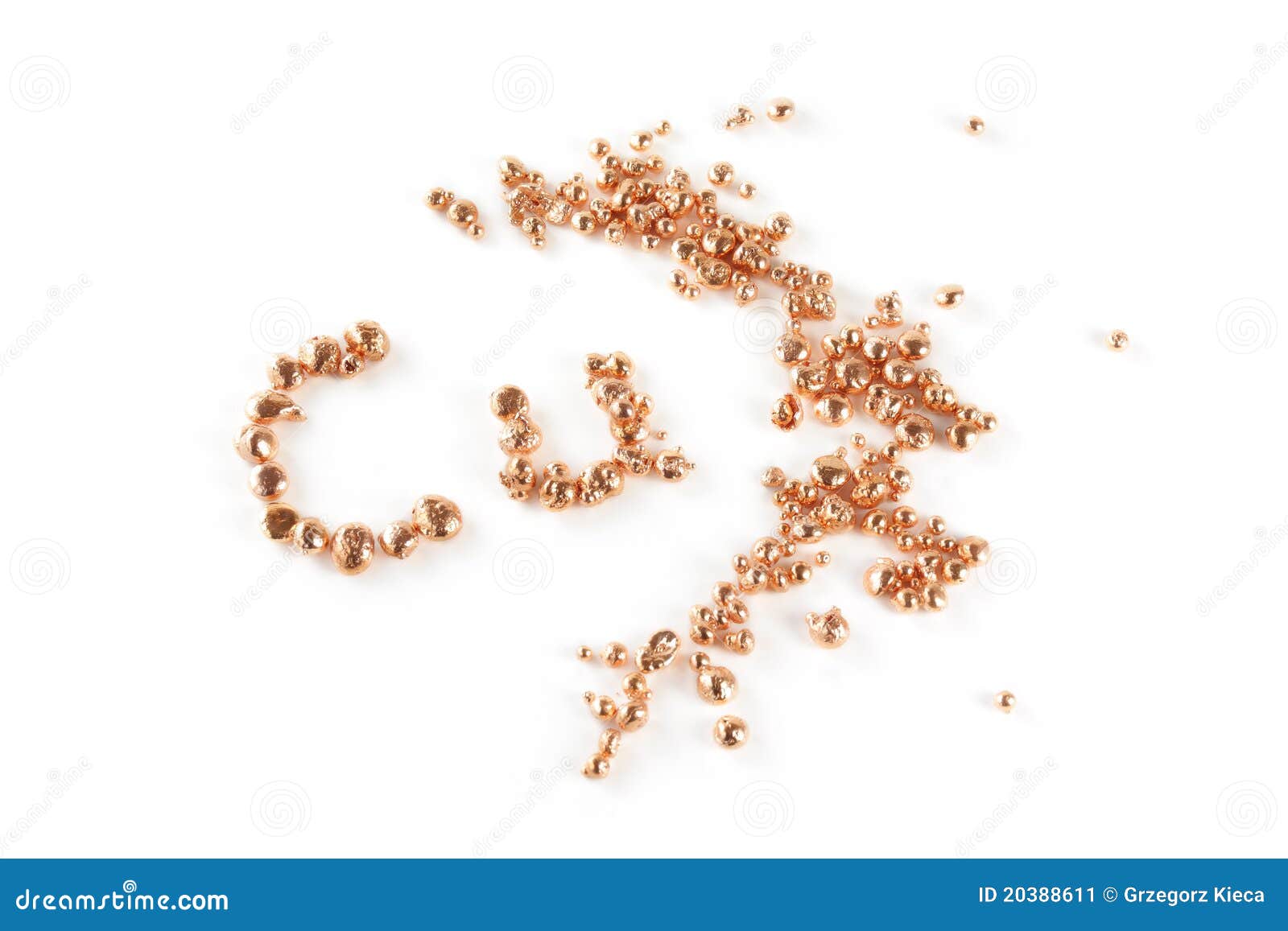 Cu - the Element Copper Symbol Stock Image - Image of chemistry, brown ...
