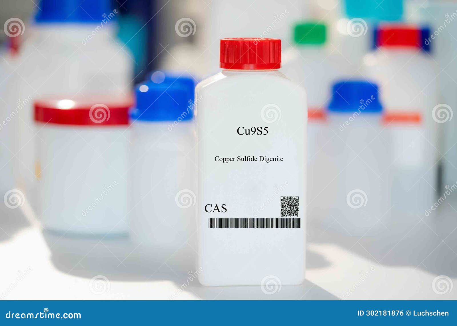 Cu9S5 Copper Sulfide Digenite CAS Chemical Substance in White Plastic ...