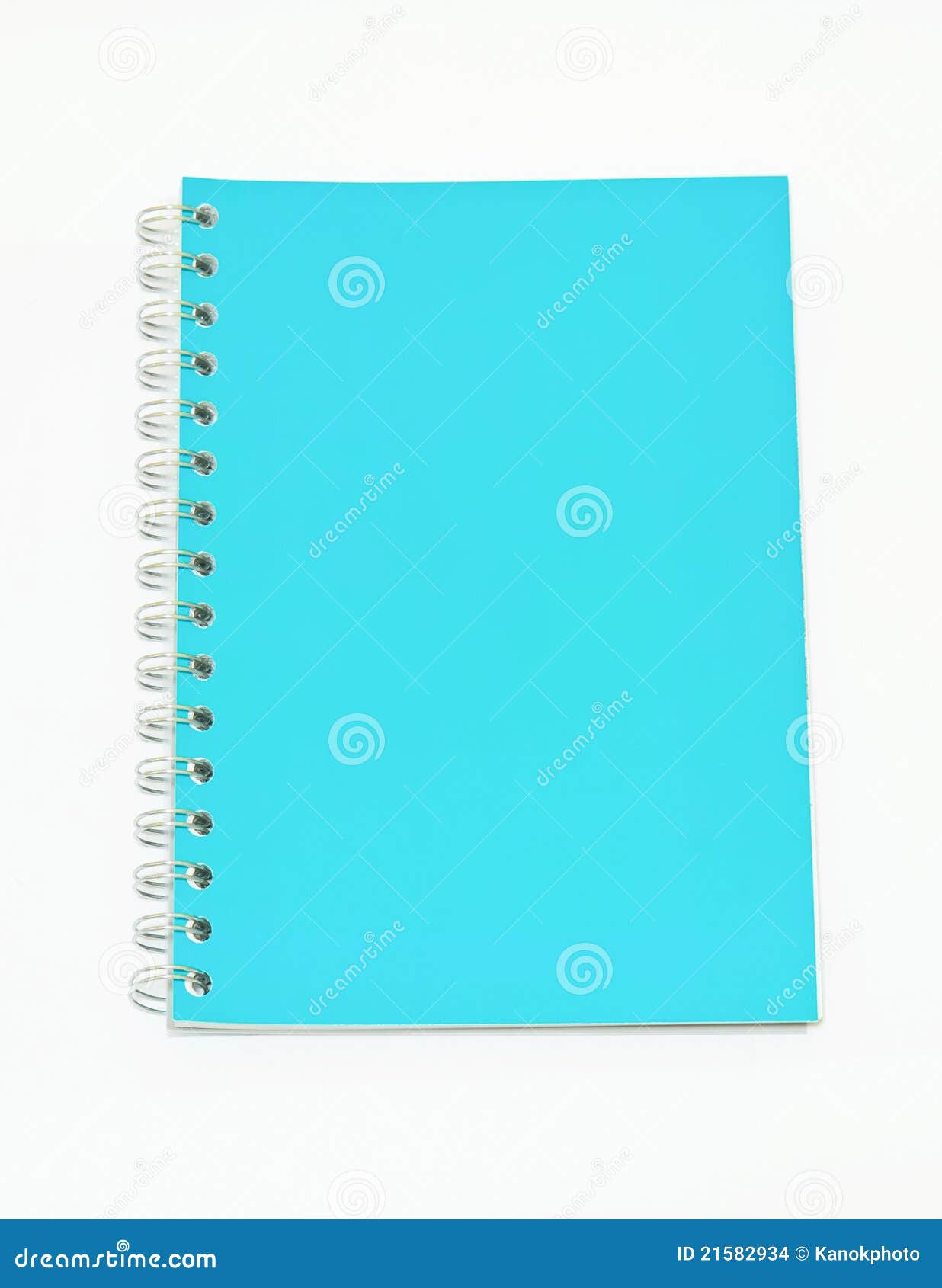 Cuaderno azul foto de archivo. Imagen de modelos, hoja - 21582934