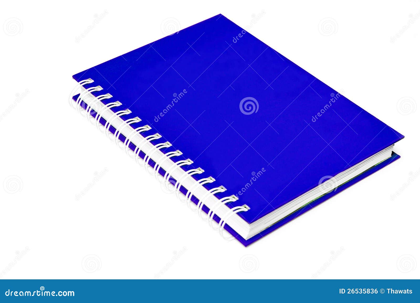 Cuaderno azul foto de archivo. Imagen de escriba, gobernado - 26535836