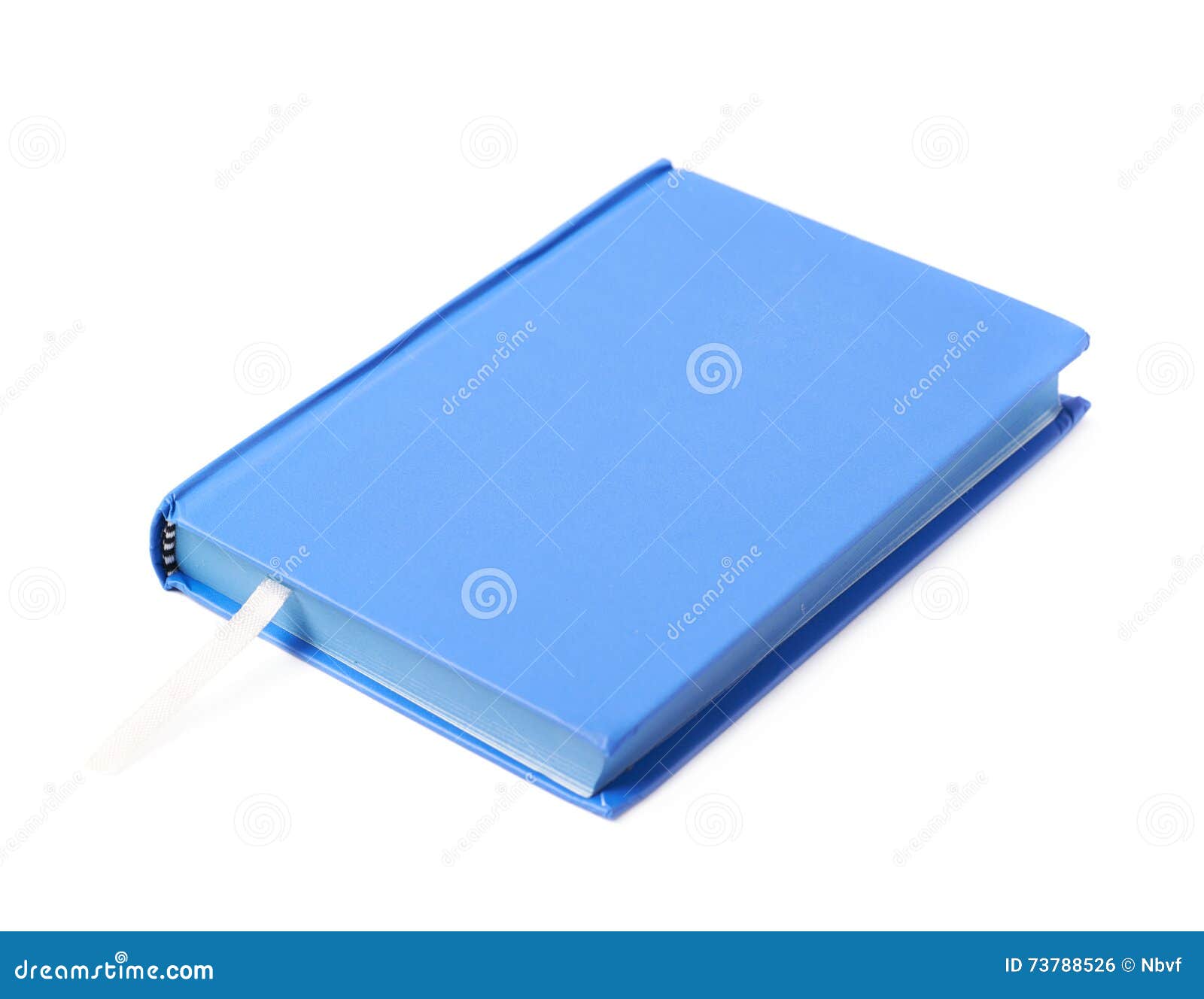 Cuaderno azul aislado foto de archivo. Imagen de libro - 73788526