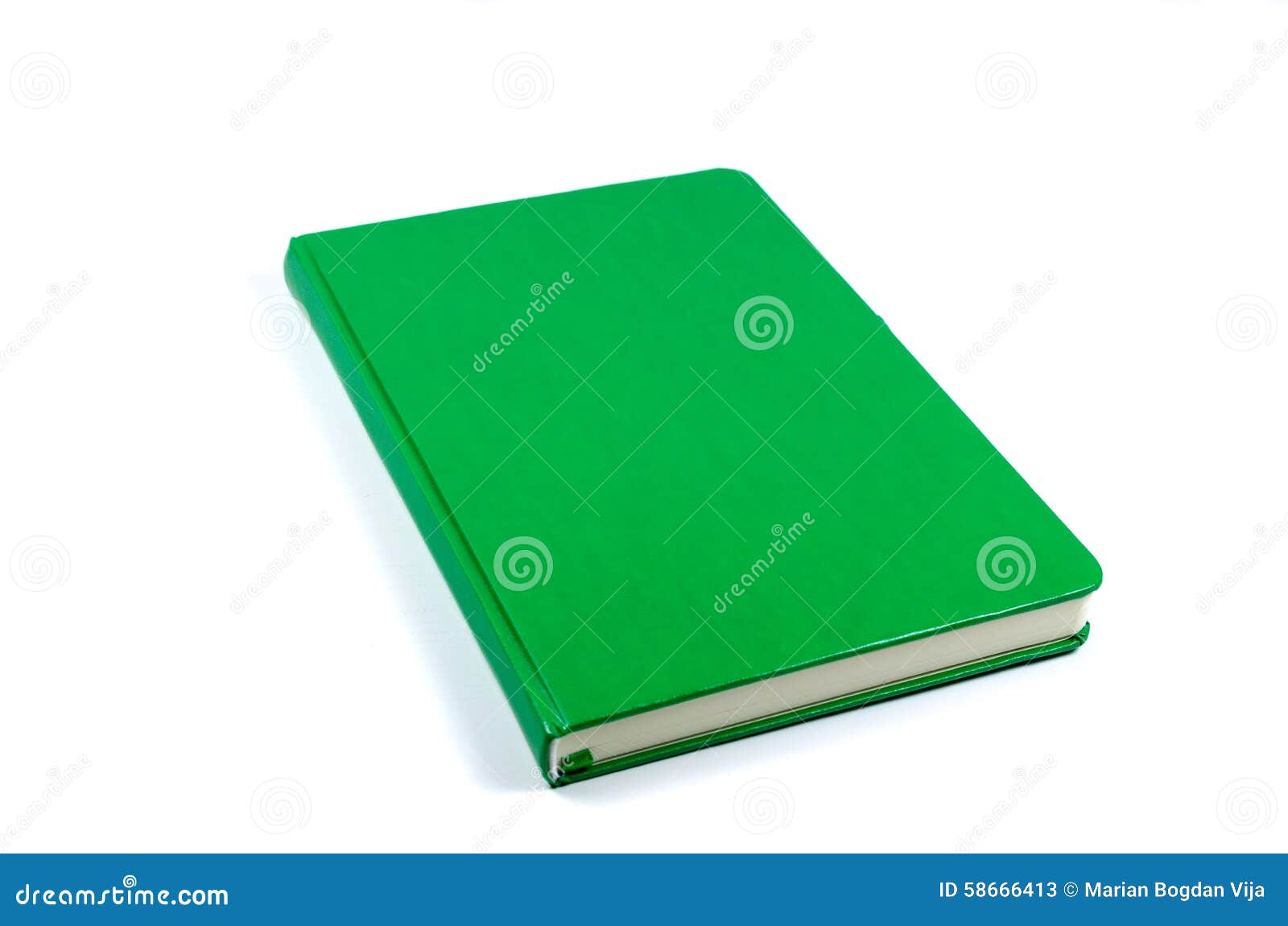 Cuaderno verde imagen de archivo. Imagen de nadie, cubierta - 58666413