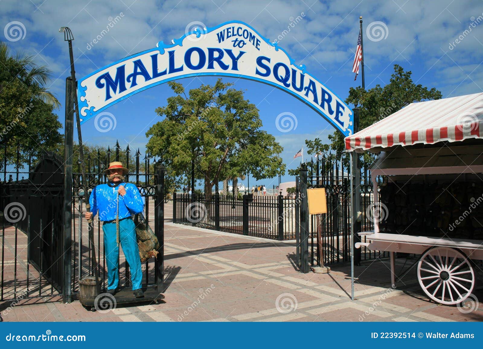 Cuadrado De Mallory, Key West, La Florida Foto de archivo - Imagen de ...