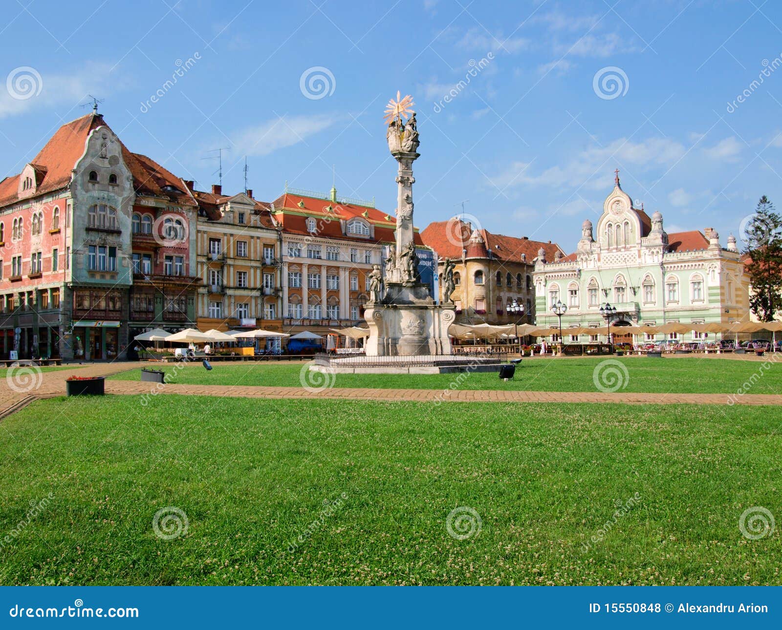 Cuadrado De Unirii, Timisoara, Rumania Foto de archivo - Imagen de ...