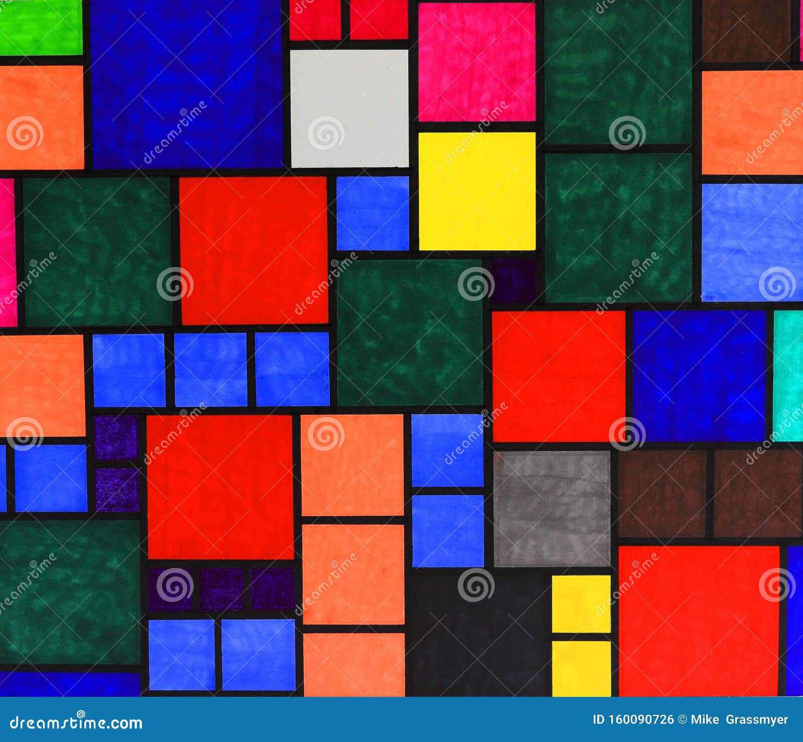 Cuadrados De Color foto de archivo. Imagen de fondo - 160090726