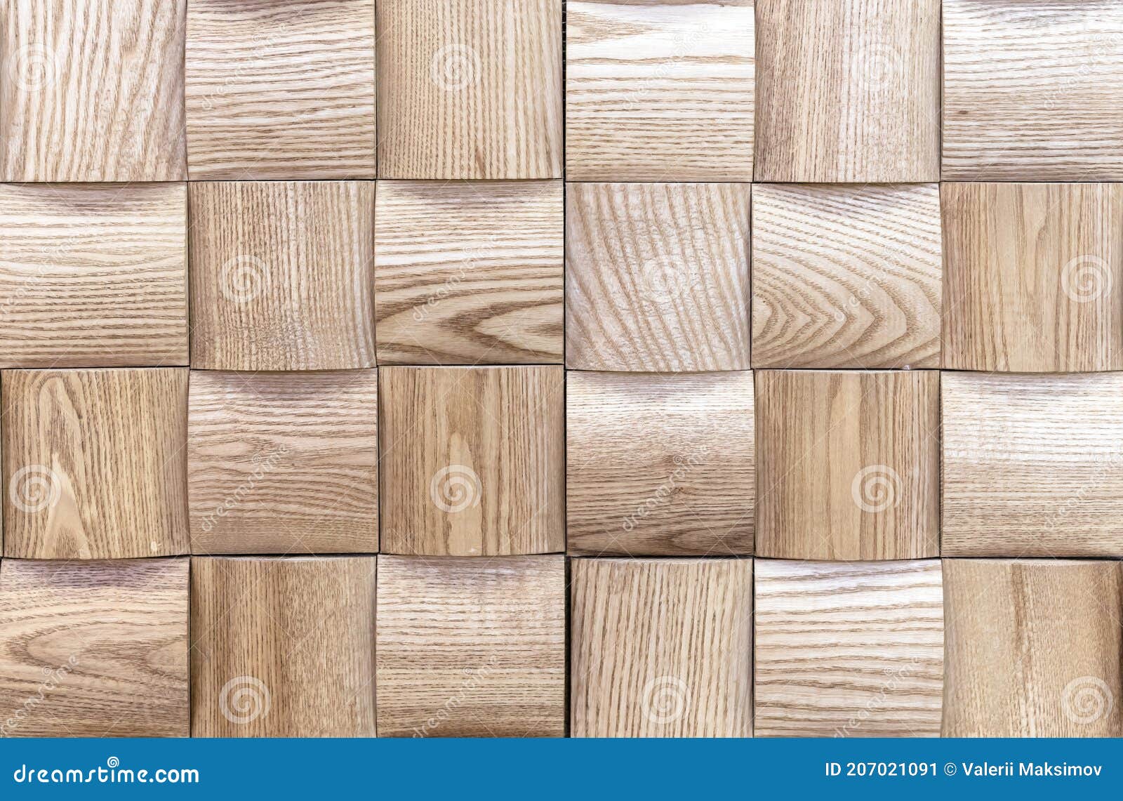 Cuadrados De Madera Con Textura De Roble Y Efecto 3d Imagen de archivo ...