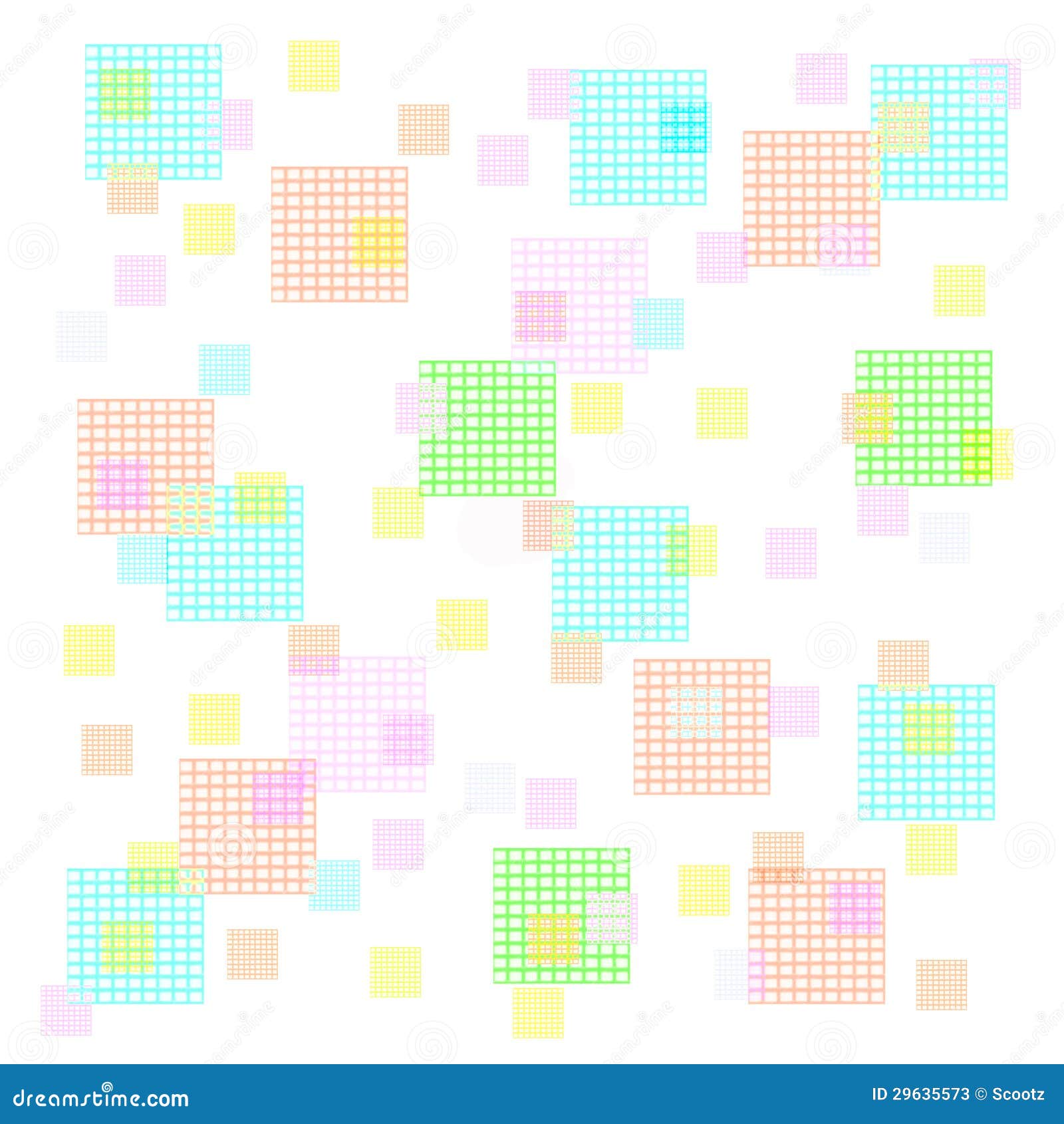 Cuadrados En Colores Pastel Stock de ilustración - Ilustración de fondo ...