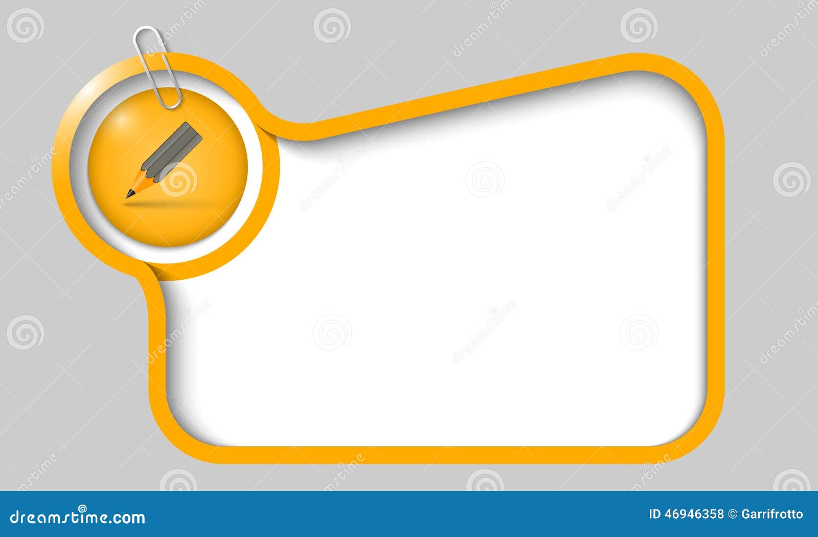 Cuadro de texto del vector ilustración del vector. Ilustración de fondo ...