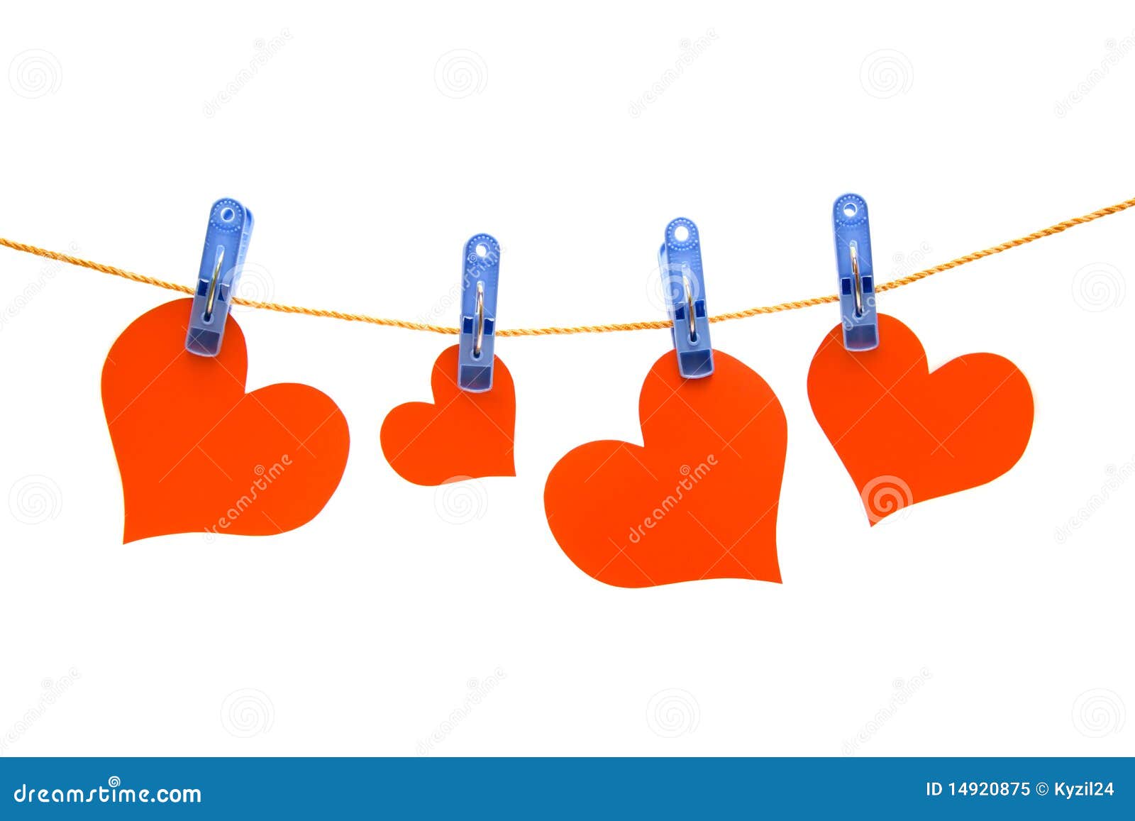 Cuatro corazones imagen de archivo. Imagen de fondos - 14920875