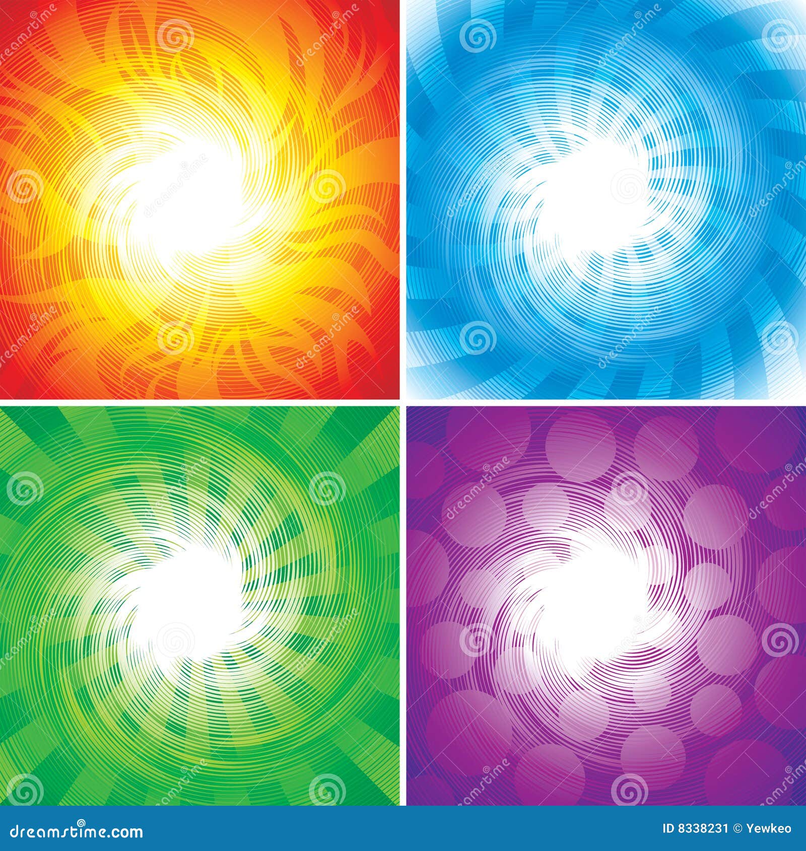 Cuatro elementos ilustración del vector. Ilustración de resplandeciente ...