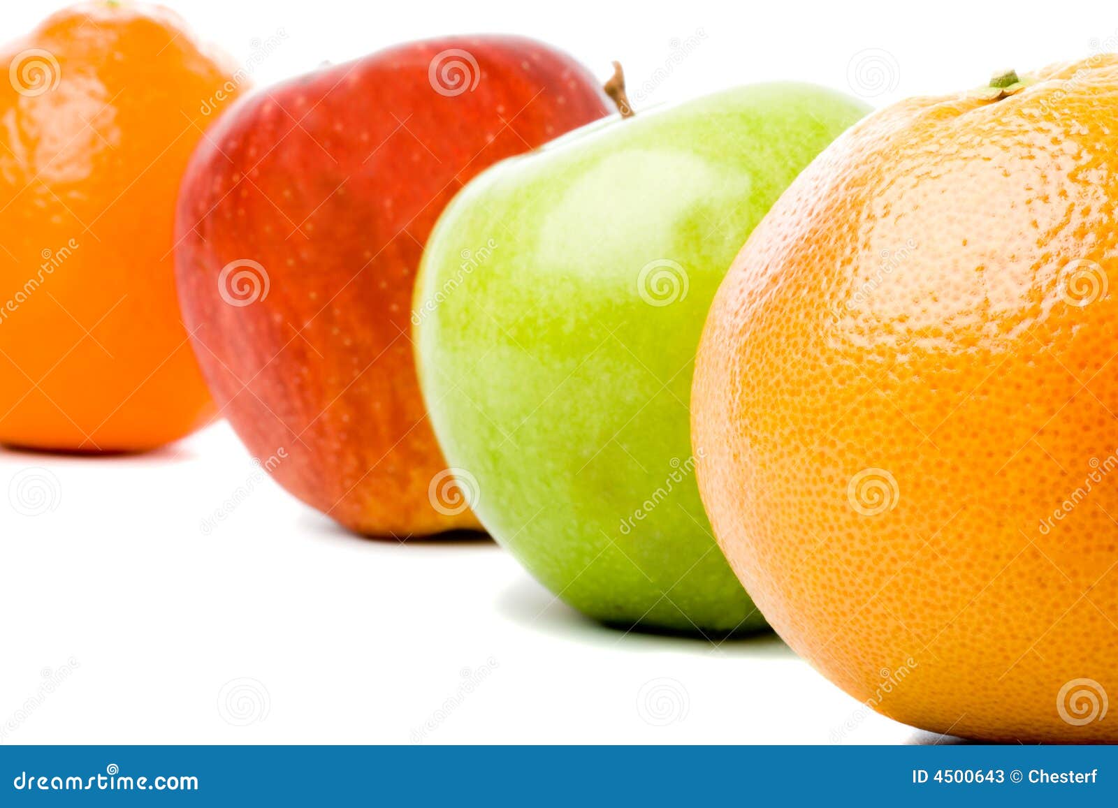 Cuatro frutas imagen de archivo. Imagen de frescura, jugoso - 4500643