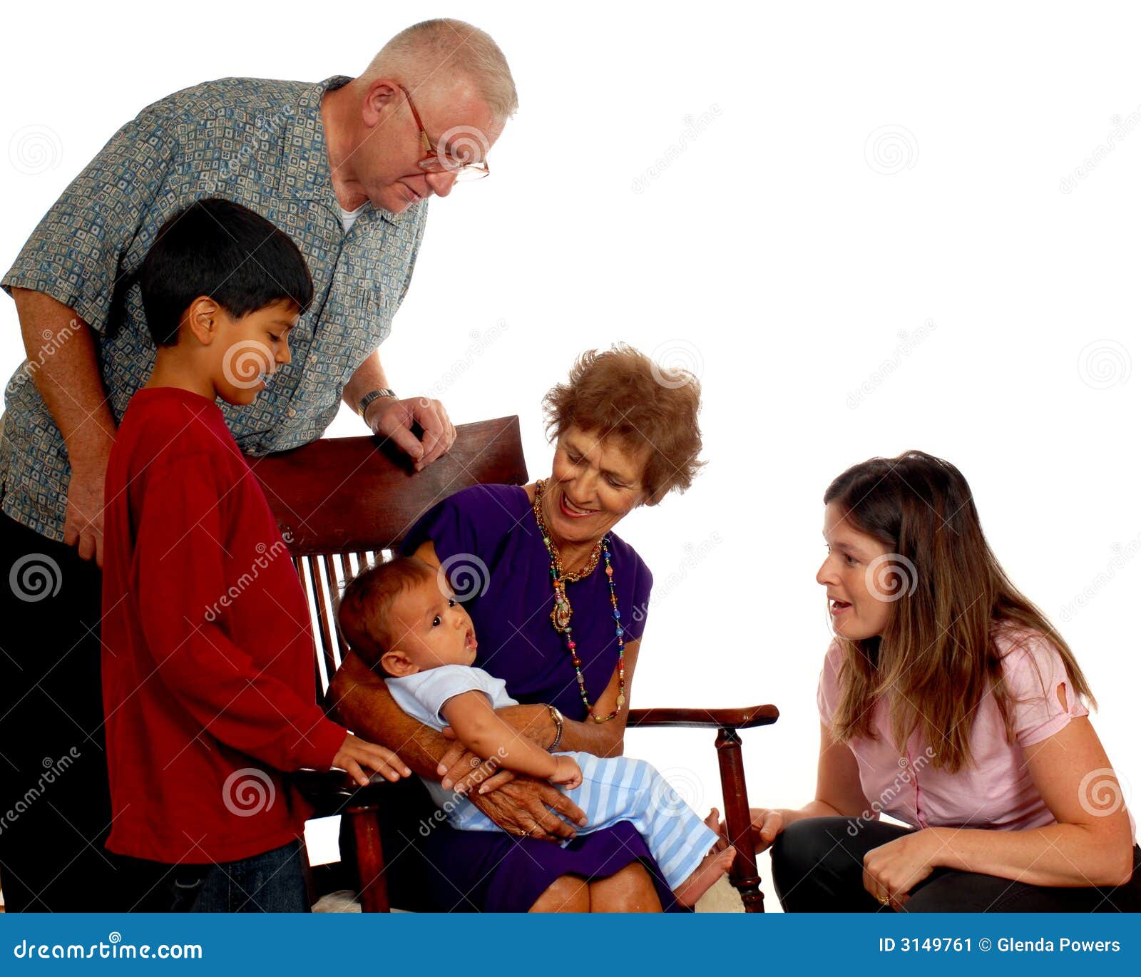 Cuatro generaciones imagen de archivo. Imagen de viejo - 3149761