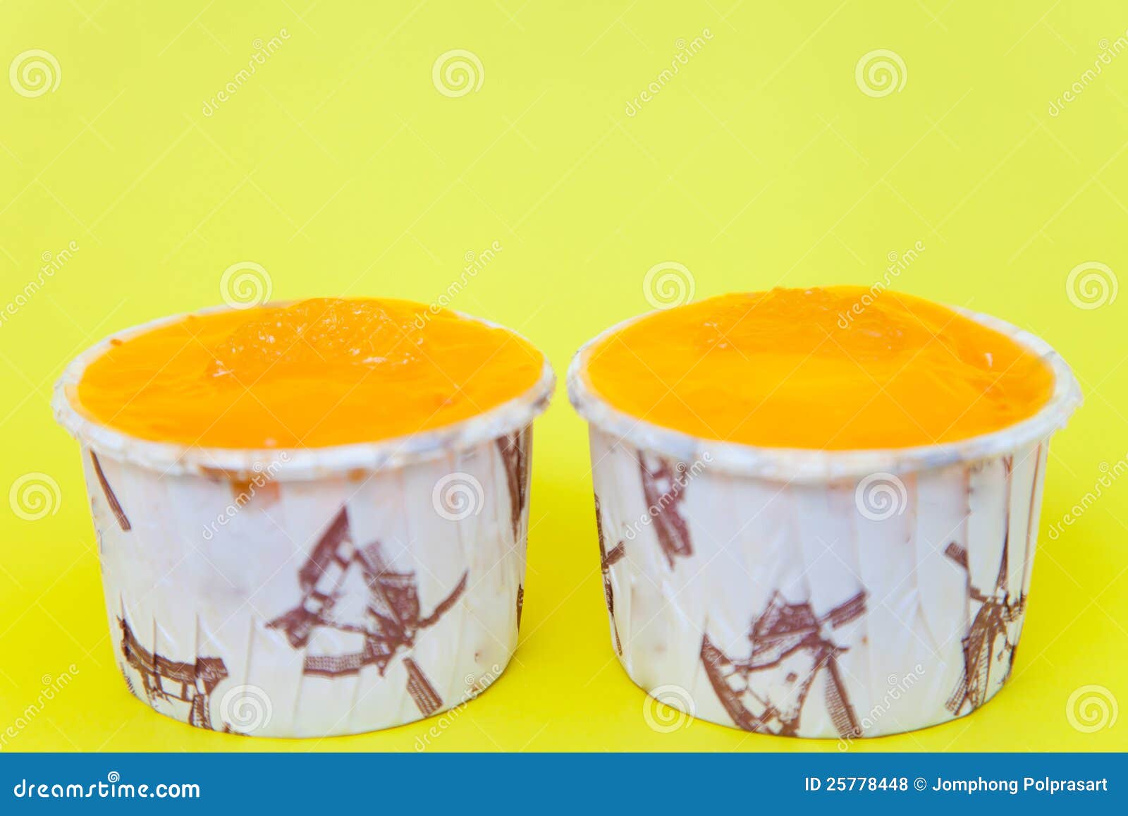 Cub cake orange stock photo. Image of decorated, pink - 25778448