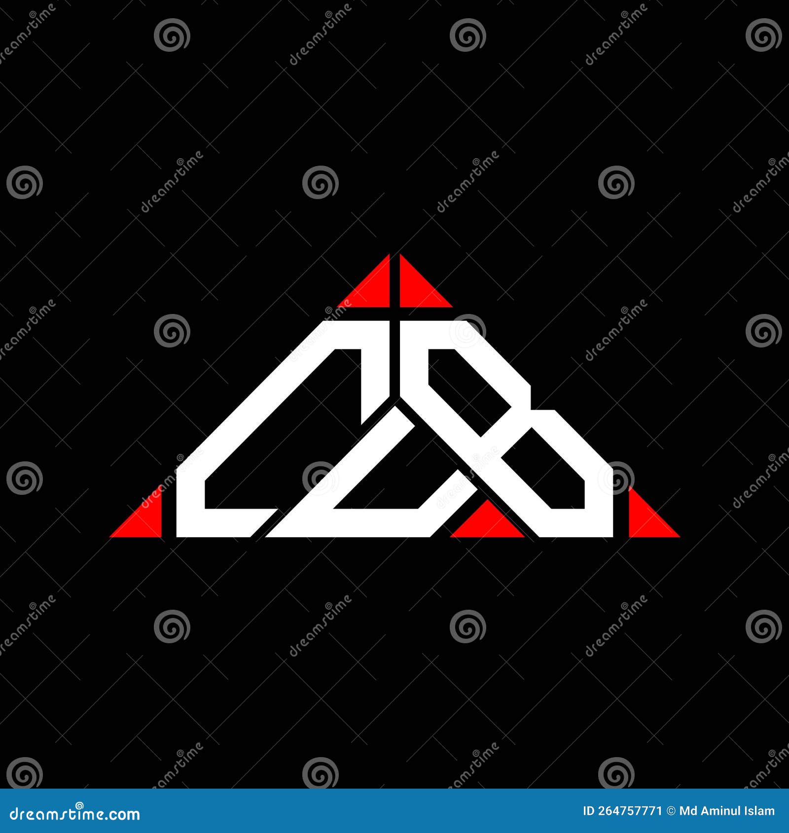 CUB Letter Logo Creative Design with Vector Graphic, Stock Vector ...