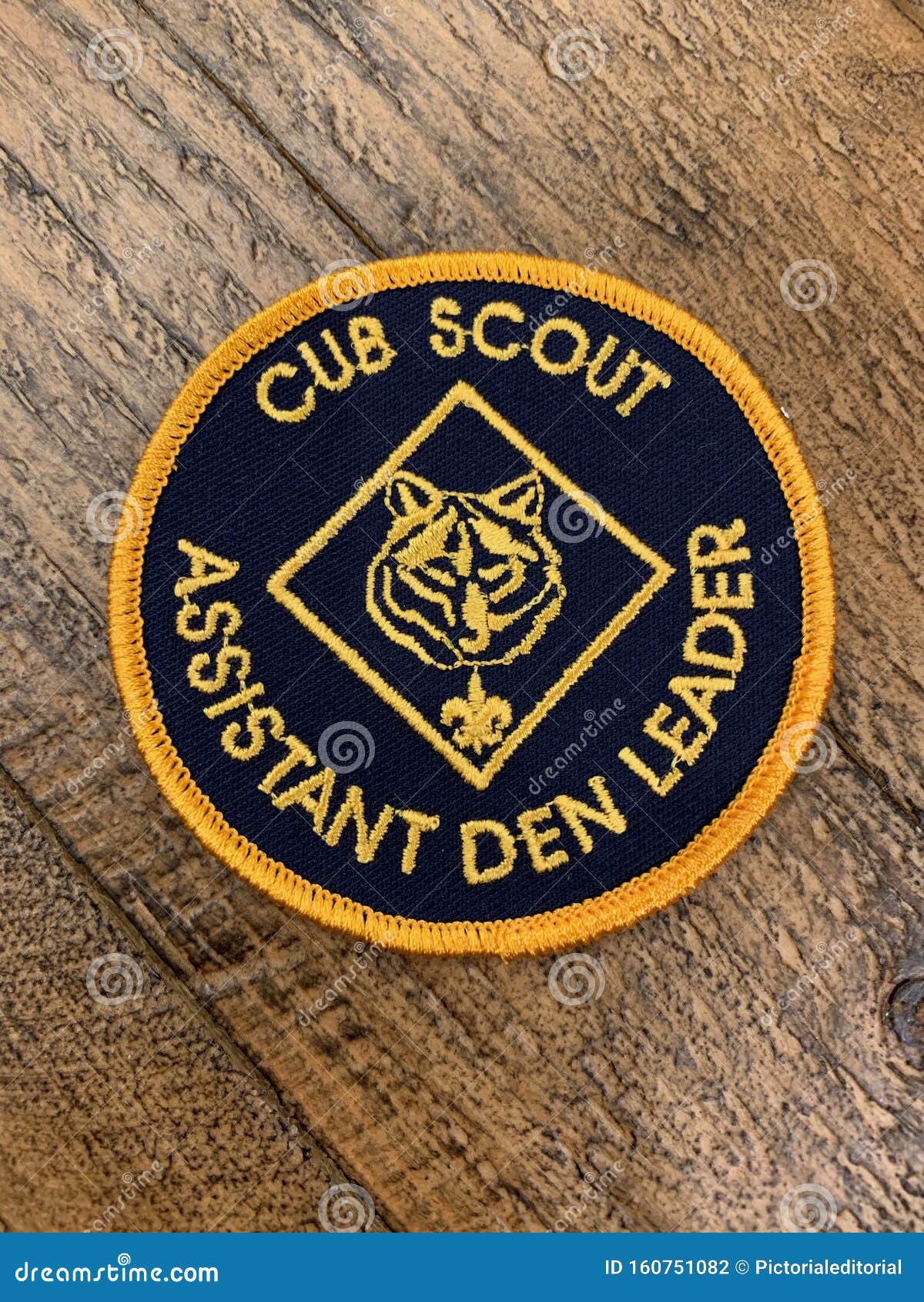 Cub Scout Assistant Den Leader Patch, Boy Scouts Editorial Photography ...