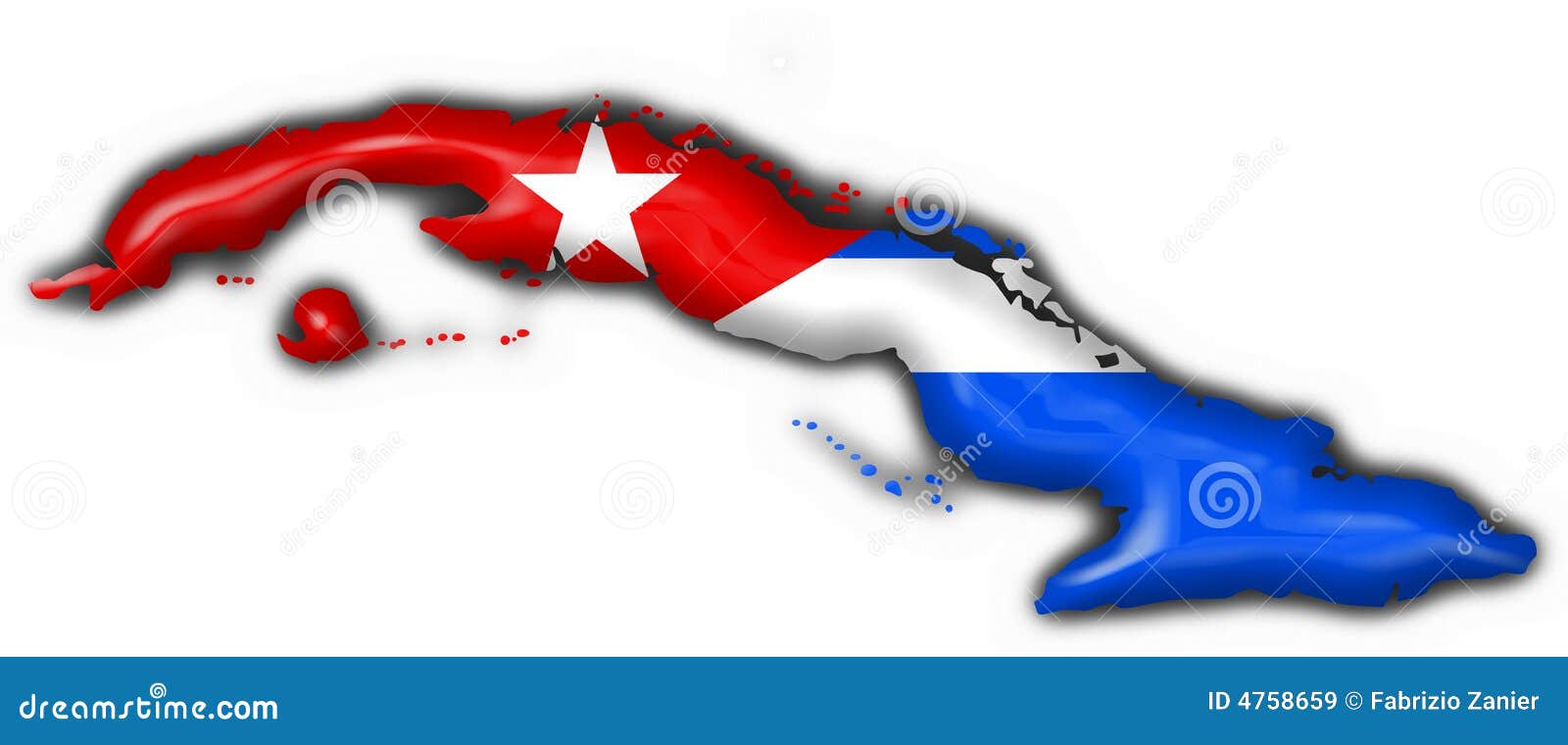 Cuba Button Flag Map Shape Royalty Free Stock Images - Image: 4758659