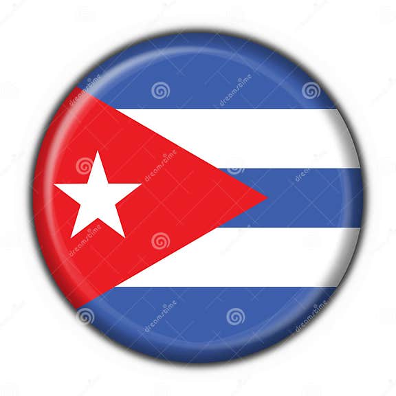 Cuba Button Flag Round Shape Stock Illustration - Illustration of ...