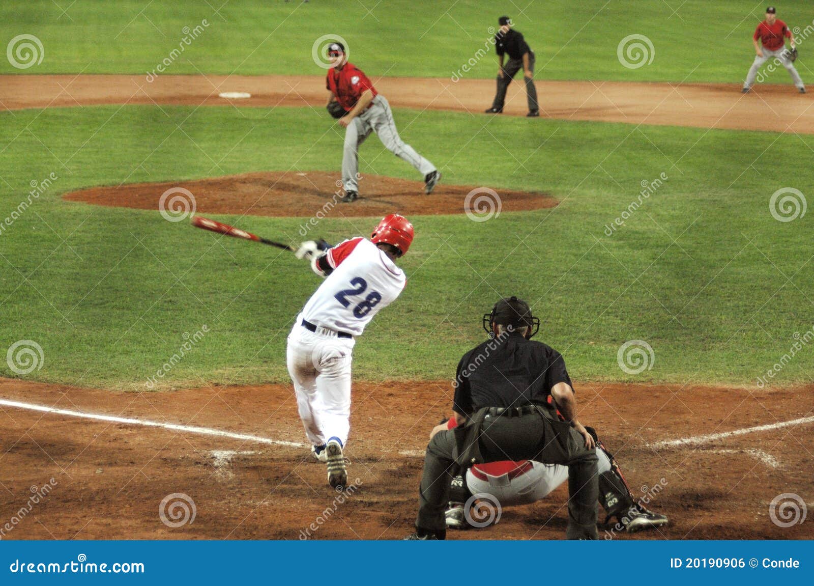 Cuba-canada baseball game editorial photo. Image of ball - 20190906