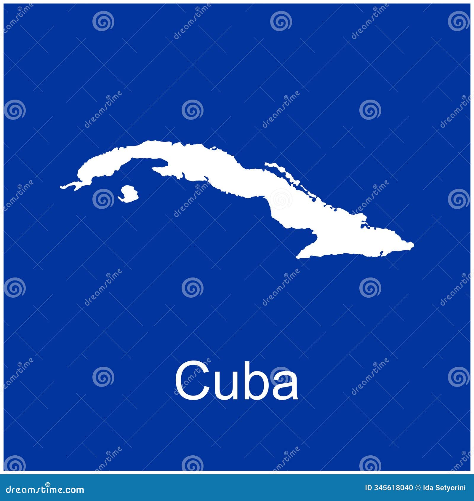 Cuba Country Design Template Flat Cartoon Style We Vector Illustration ...
